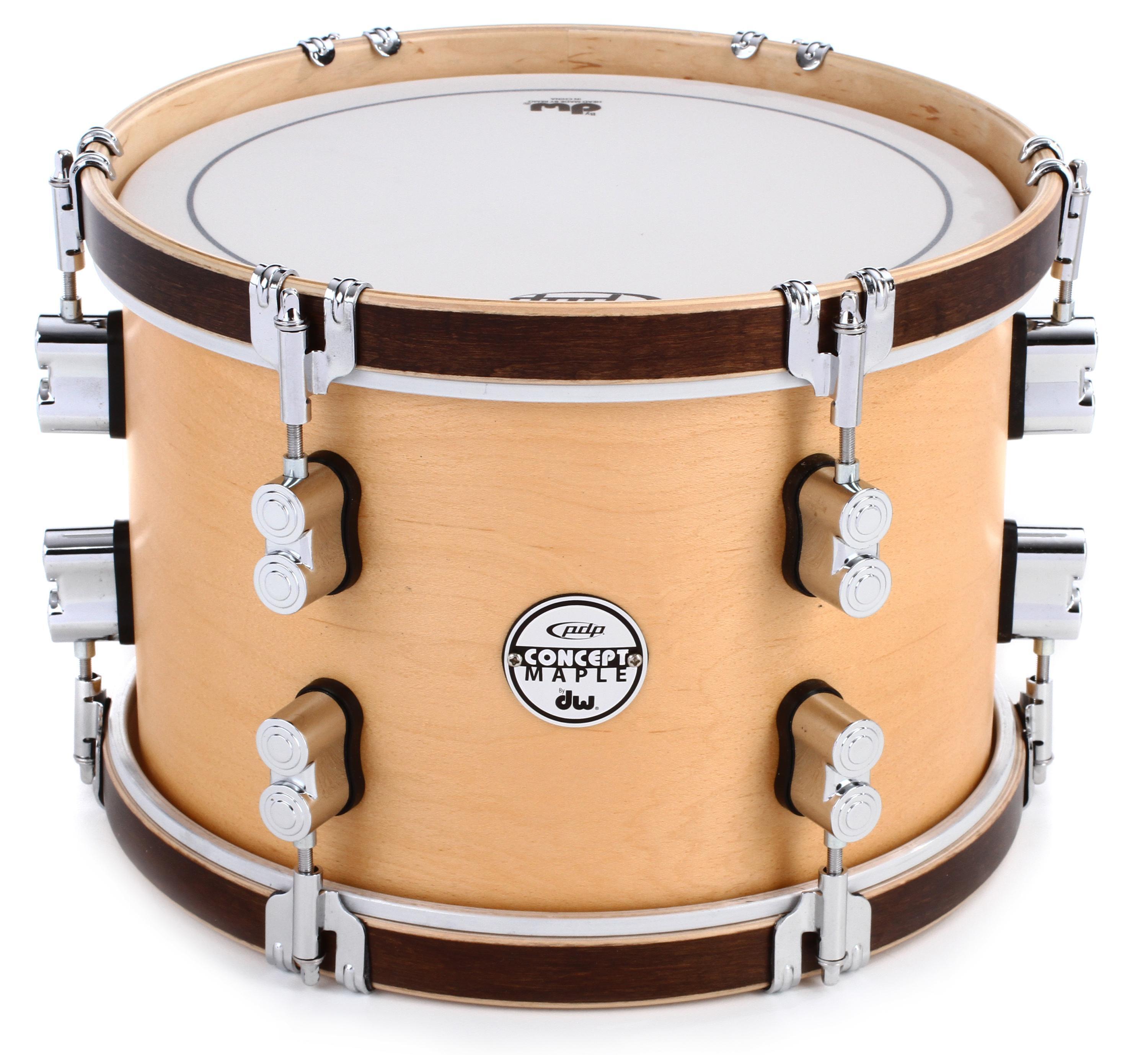 PDP Concept Maple Classic Mounted Tom - 8 x 12 inch - Natural with ...