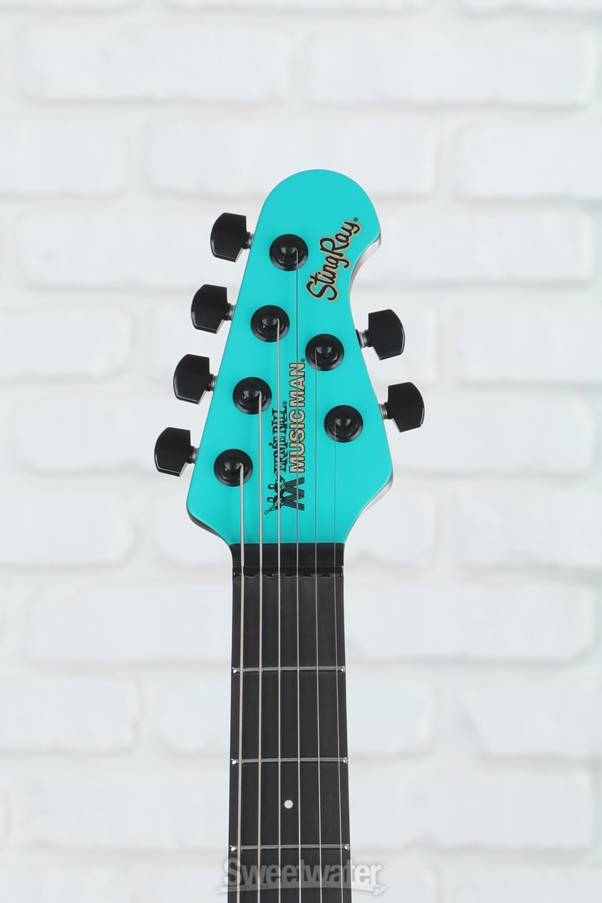 Ernie Ball Music Man Limited-edition Signature Fluff StingRay HT Electric Guitar - Tealy Dan ...