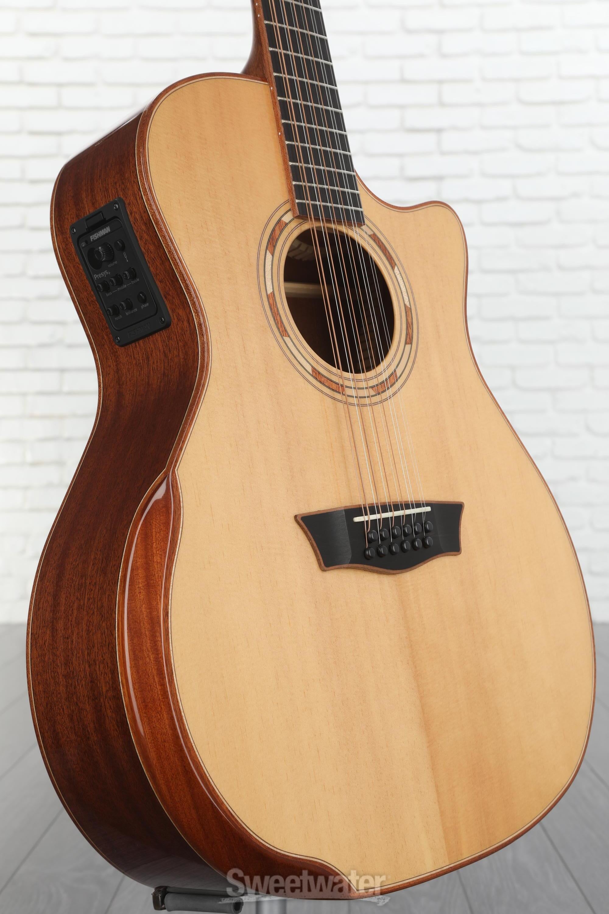 Washburn Comfort G15SCE-12 12-string Acoustic-electric Guitar - Natural ...
