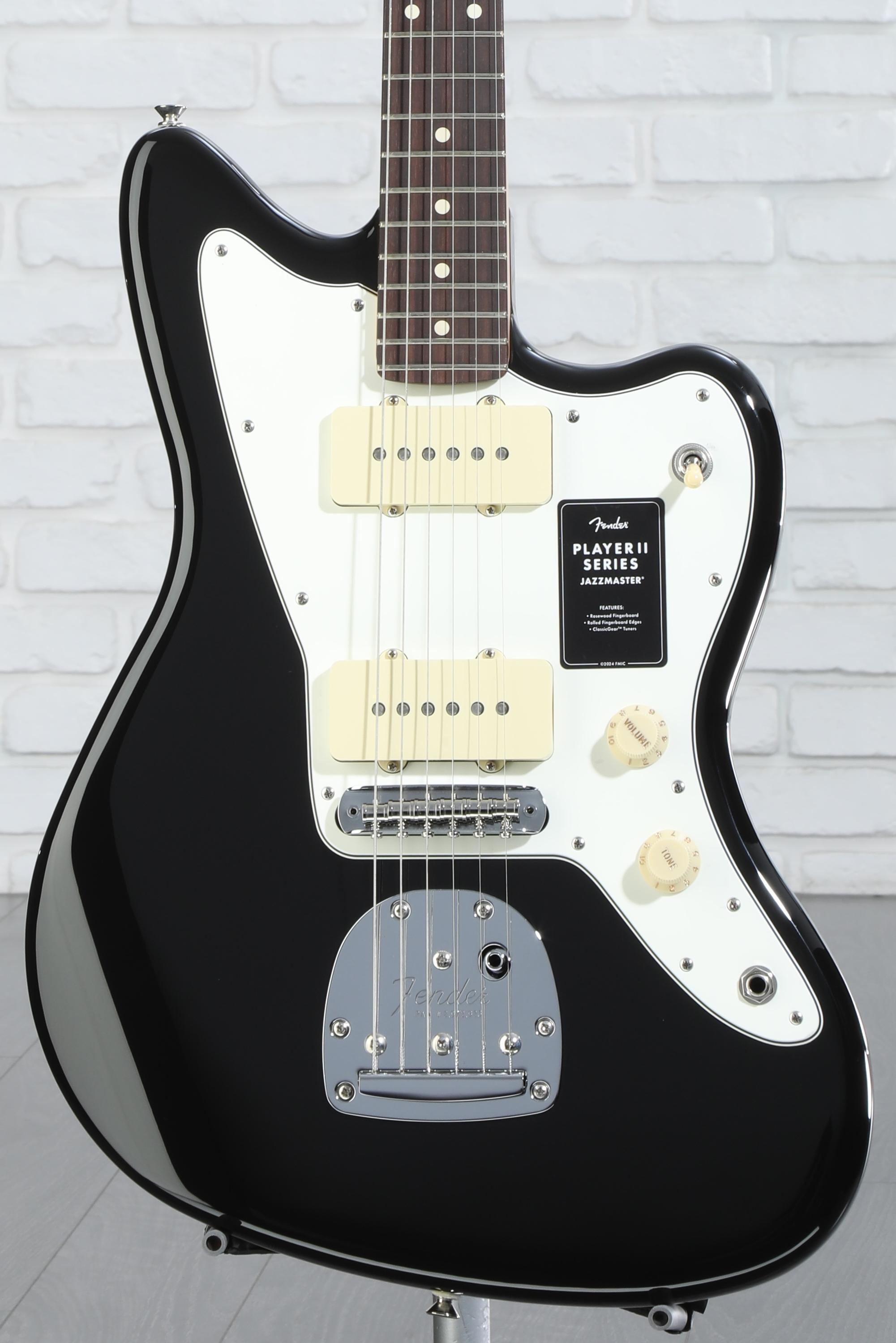 Fender Player II Jazzmaster Electric Guitar - Black | Sweetwater