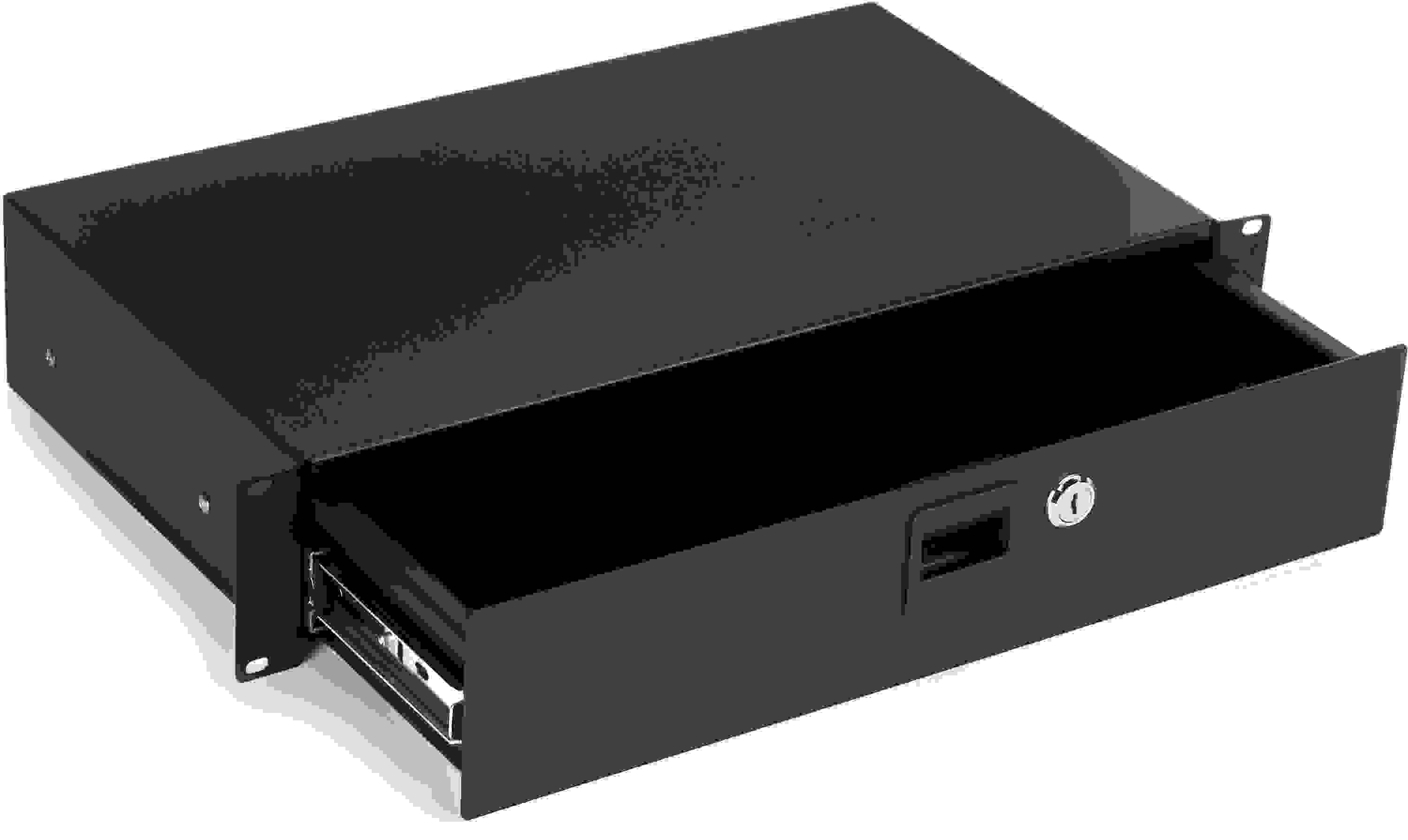 On-Stage RDLS2000 2U Shallow Locking Rack Drawer | Sweetwater