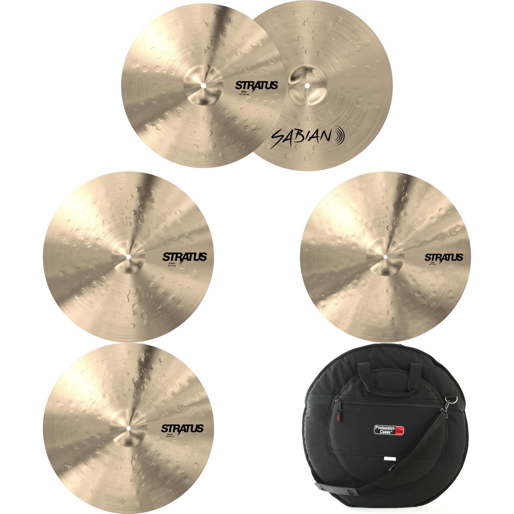 Sabian Stratus 4-Piece Cymbal Set with Bag- 14/16/18/20 inch | Sweetwater
