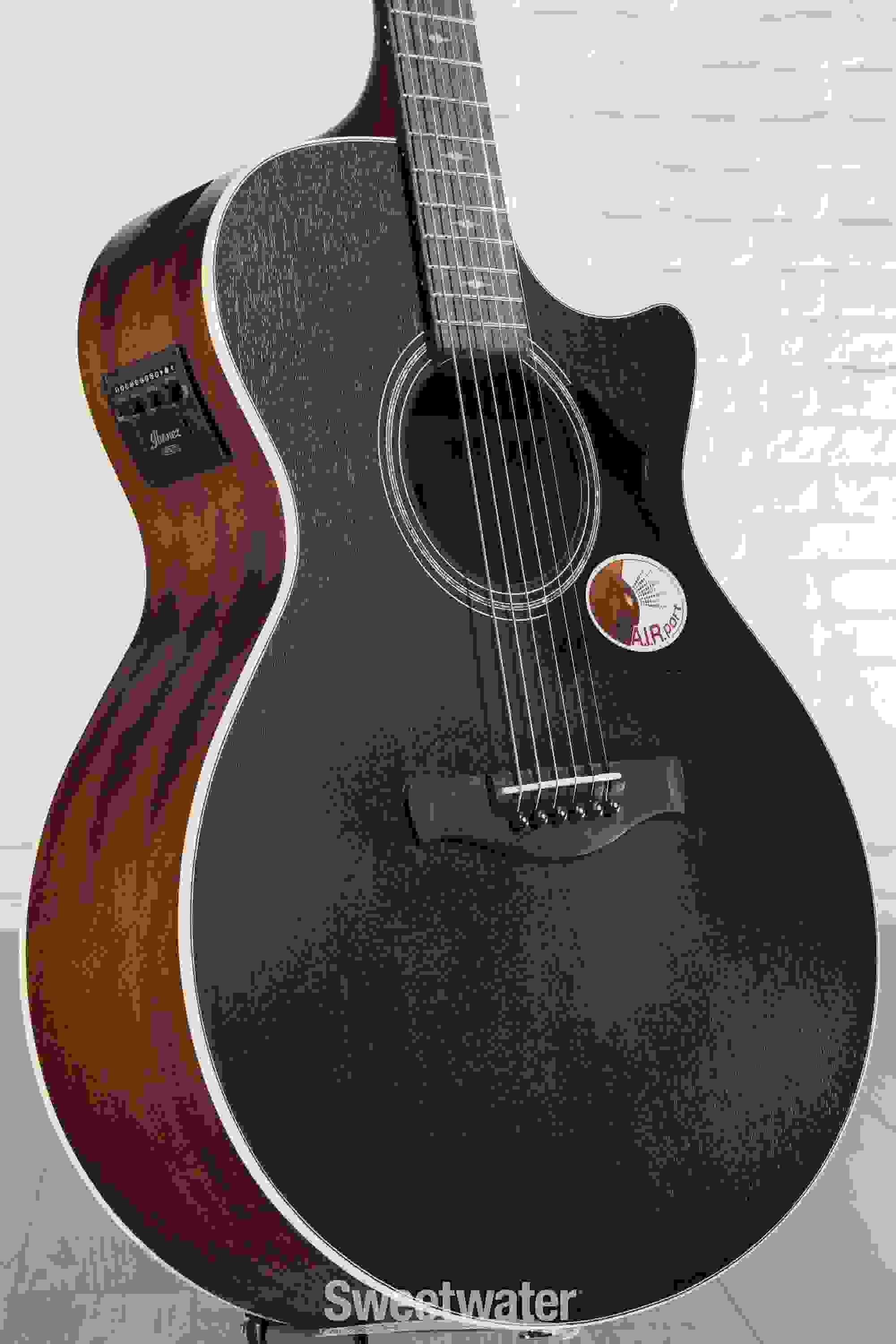 Ibanez AE140 Acoustic-electric Guitar - Weathered Black | Sweetwater