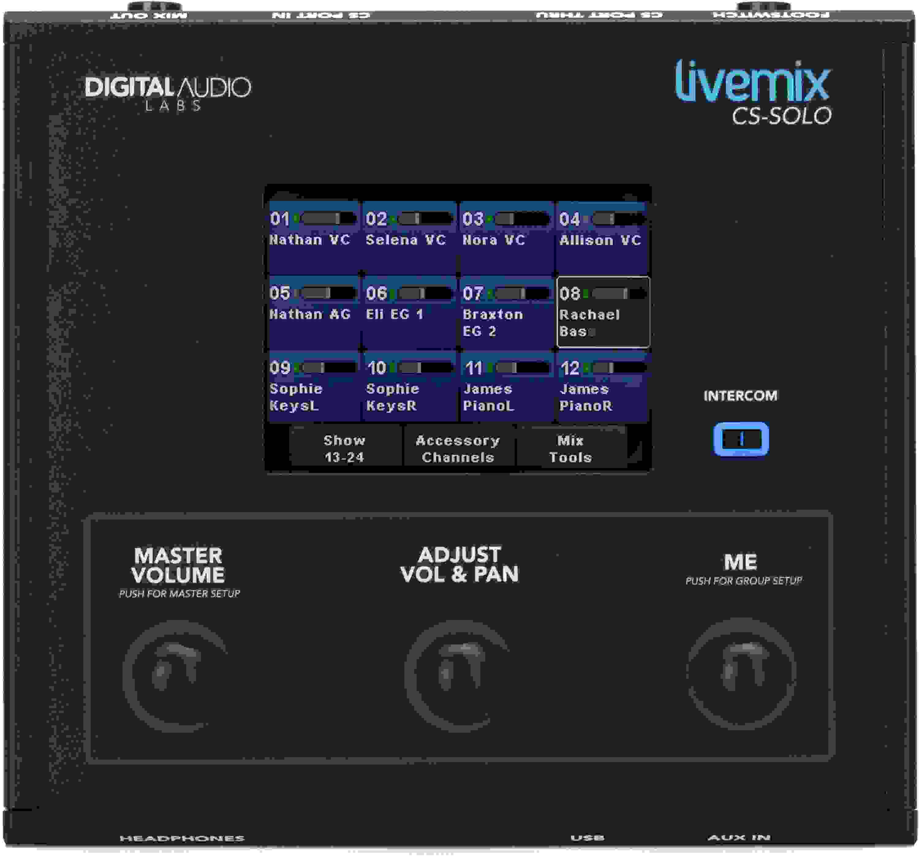 Digital Audio Labs Livemix CS-SOLO Personal Monitor Mixer | Sweetwater