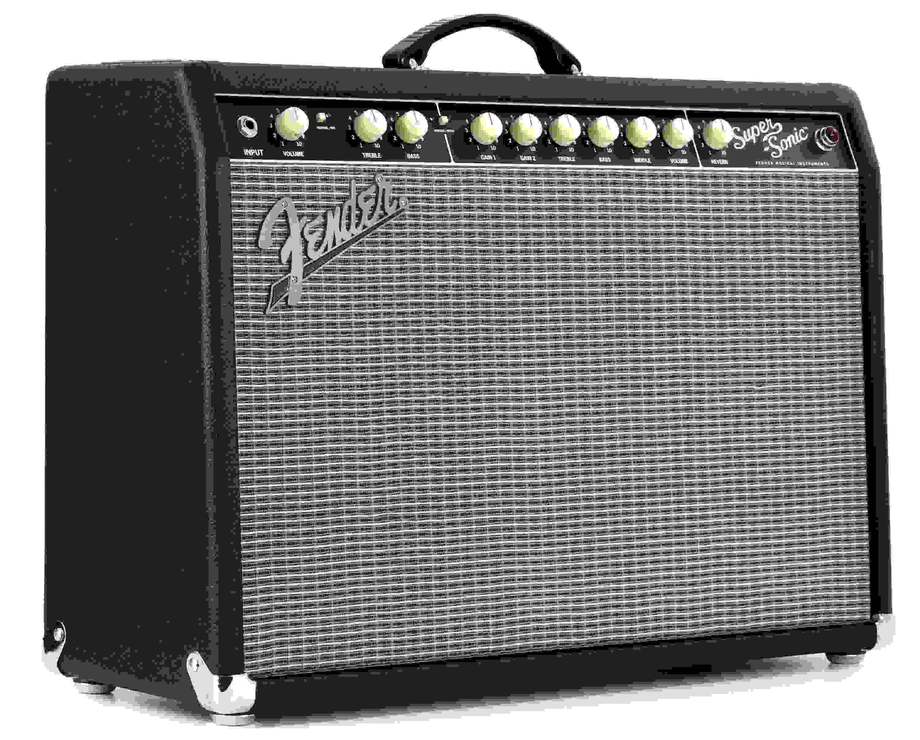 Fender Super-Sonic 22 1x12-inch 22-watt Tube Combo Amp - Black | Sweetwater
