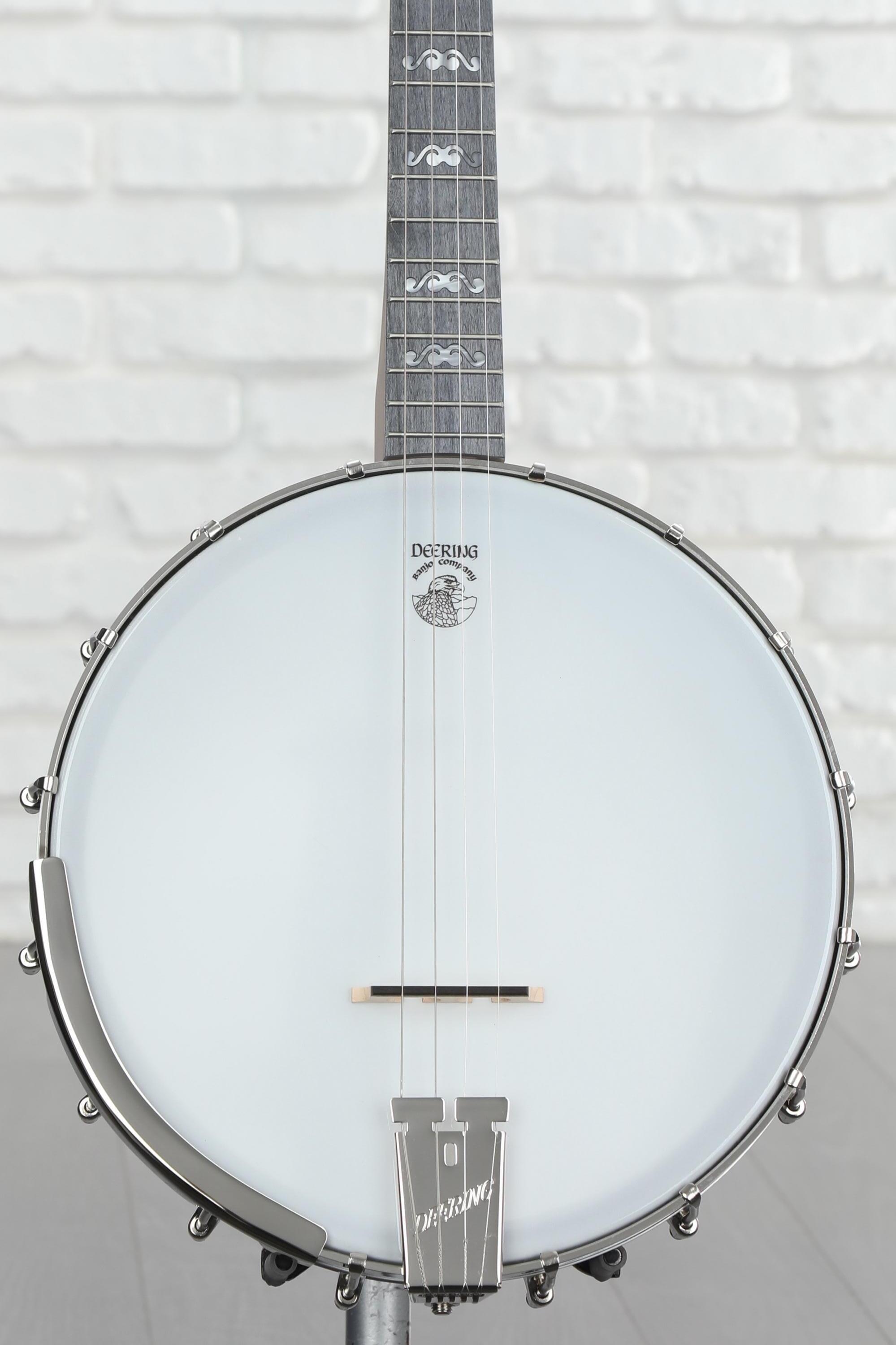 Deering Artisan Goodtime 19-fret Tenor Banjo - Dark Red Mahogany Satin ...