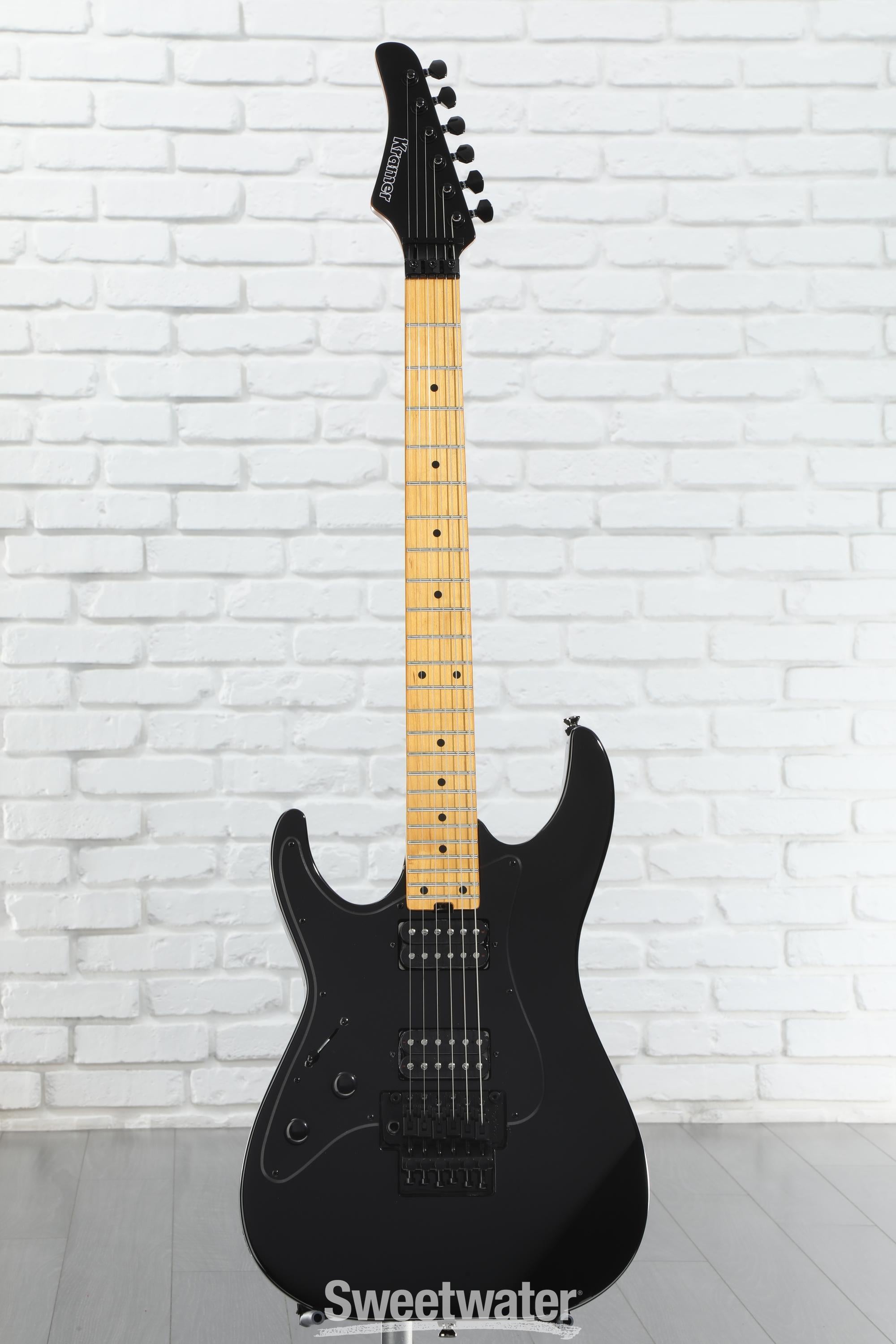 Kramer Volante HHFR Left-handed Electric Guitar - Intruder Black ...