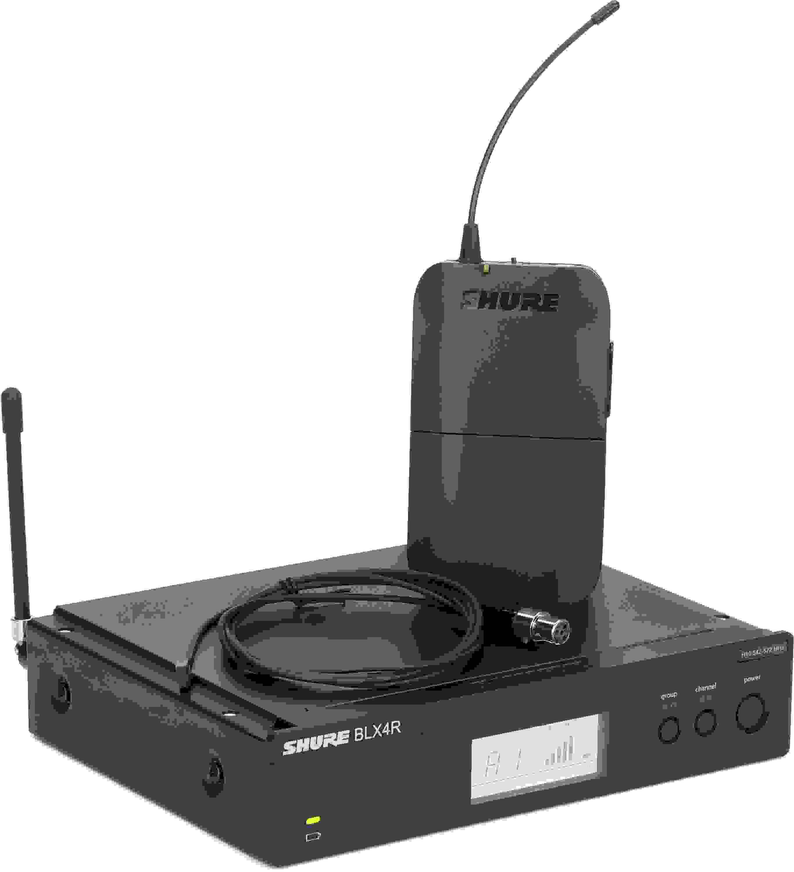 Shure BLX14R/W93 Wireless Lavalier Microphone System - H10 Band ...