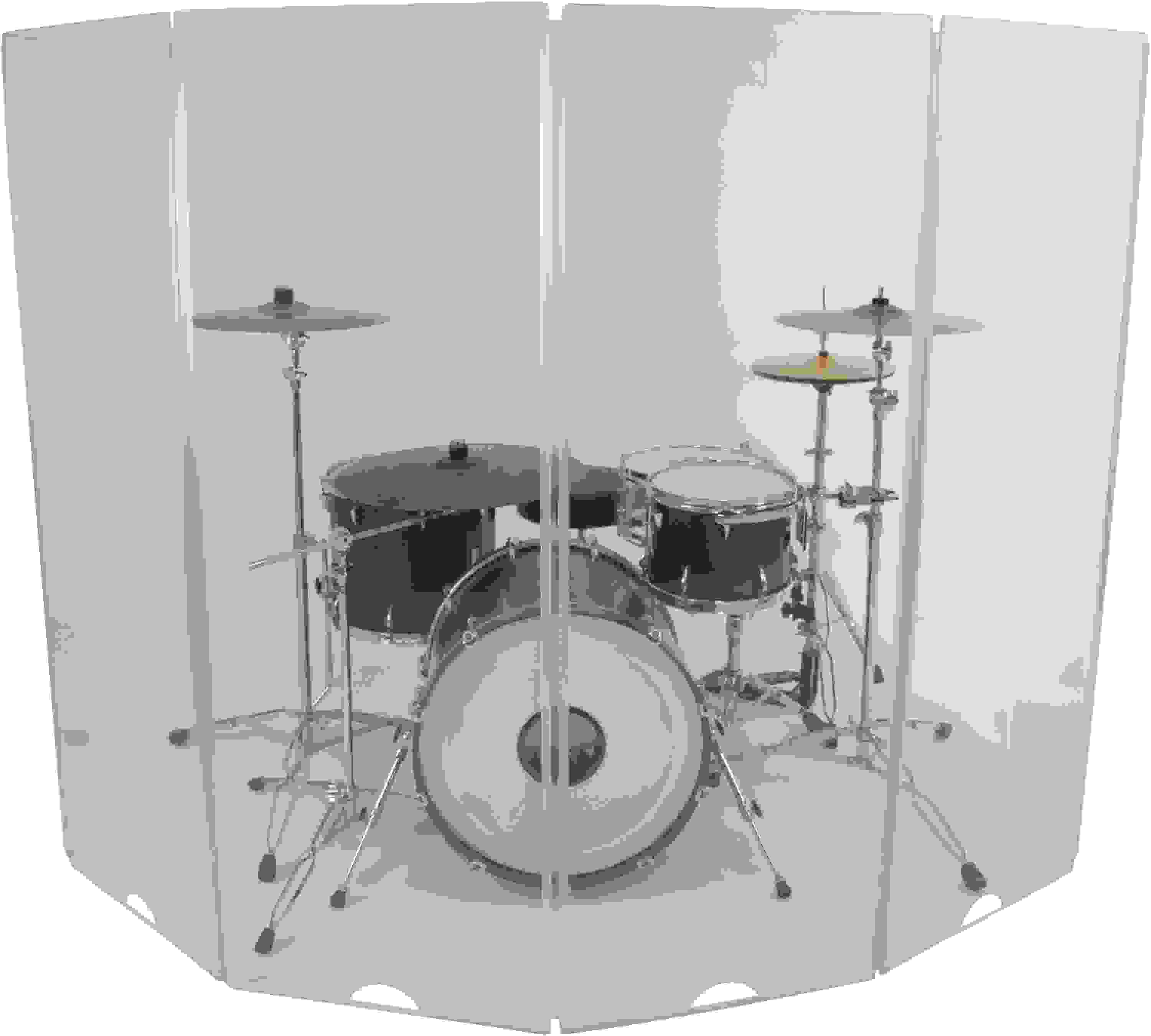 Sound Shields VDS-6-K 5.5 foot Tall 12 foot Wide 6 Section Acrylic ...