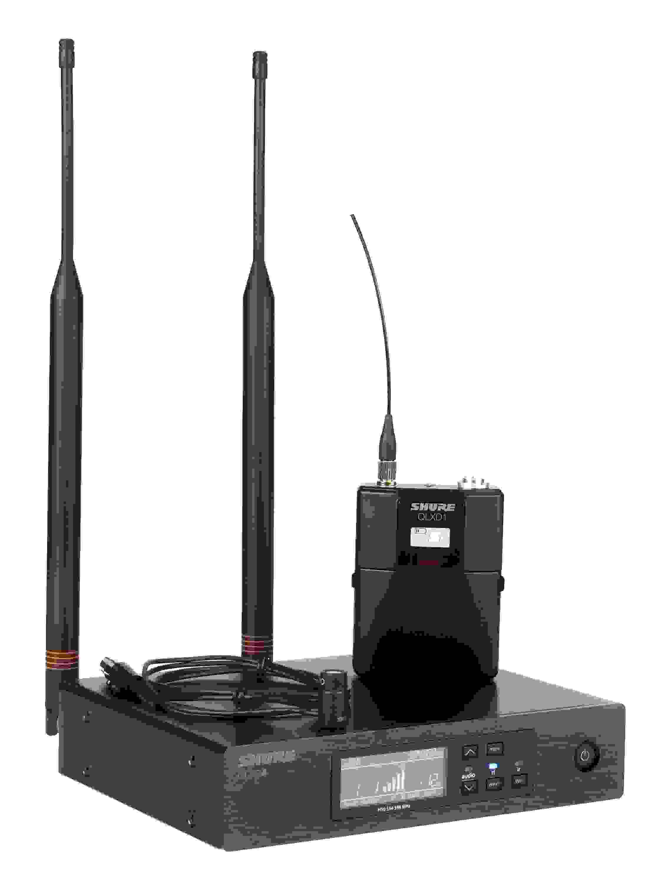 Shure QLXD14/83 Wireless Omnidirectional Lavalier Microphone System ...