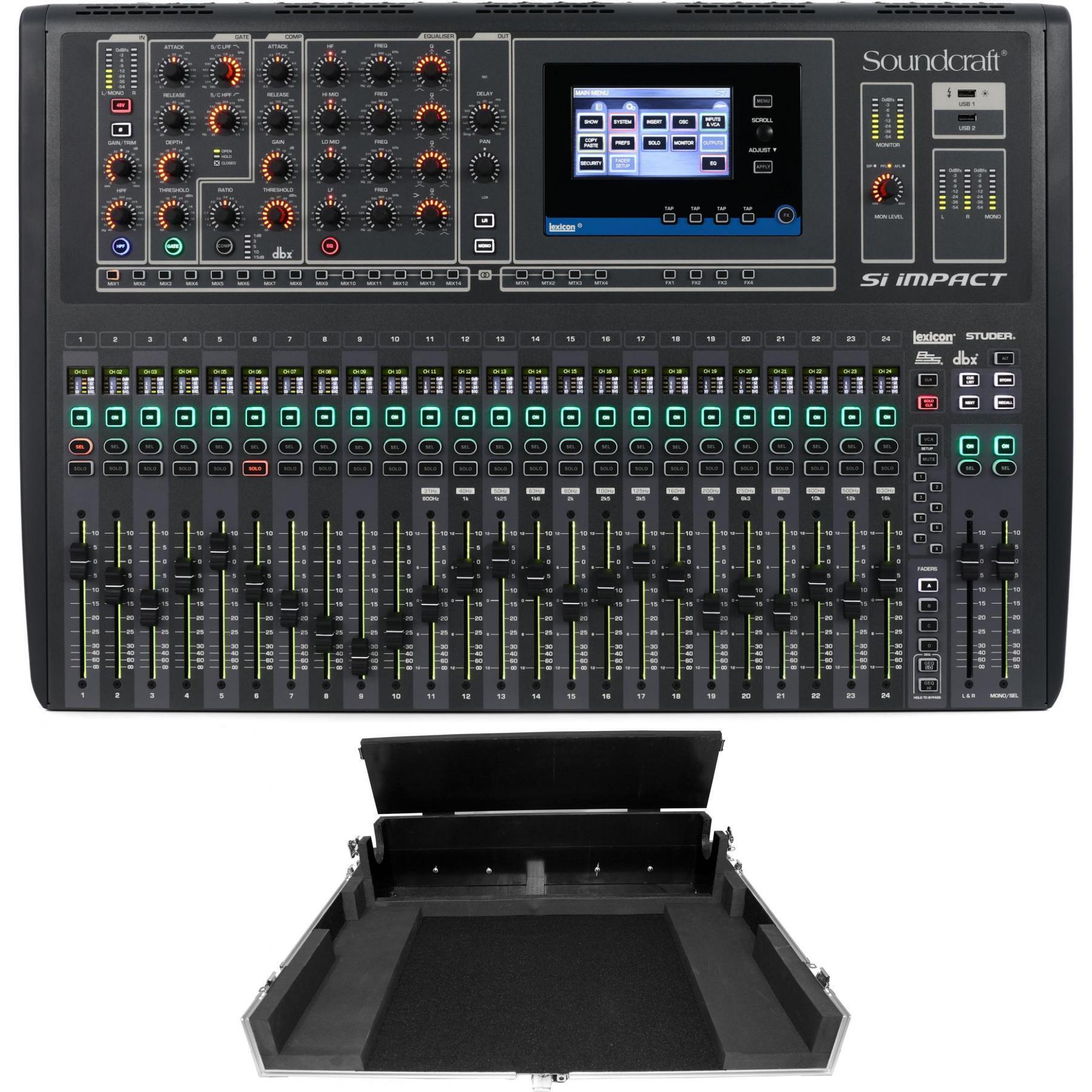 Mezclador De Audio Soundcraft Si Impact DSP 40-Channel Digital Mixer W ...