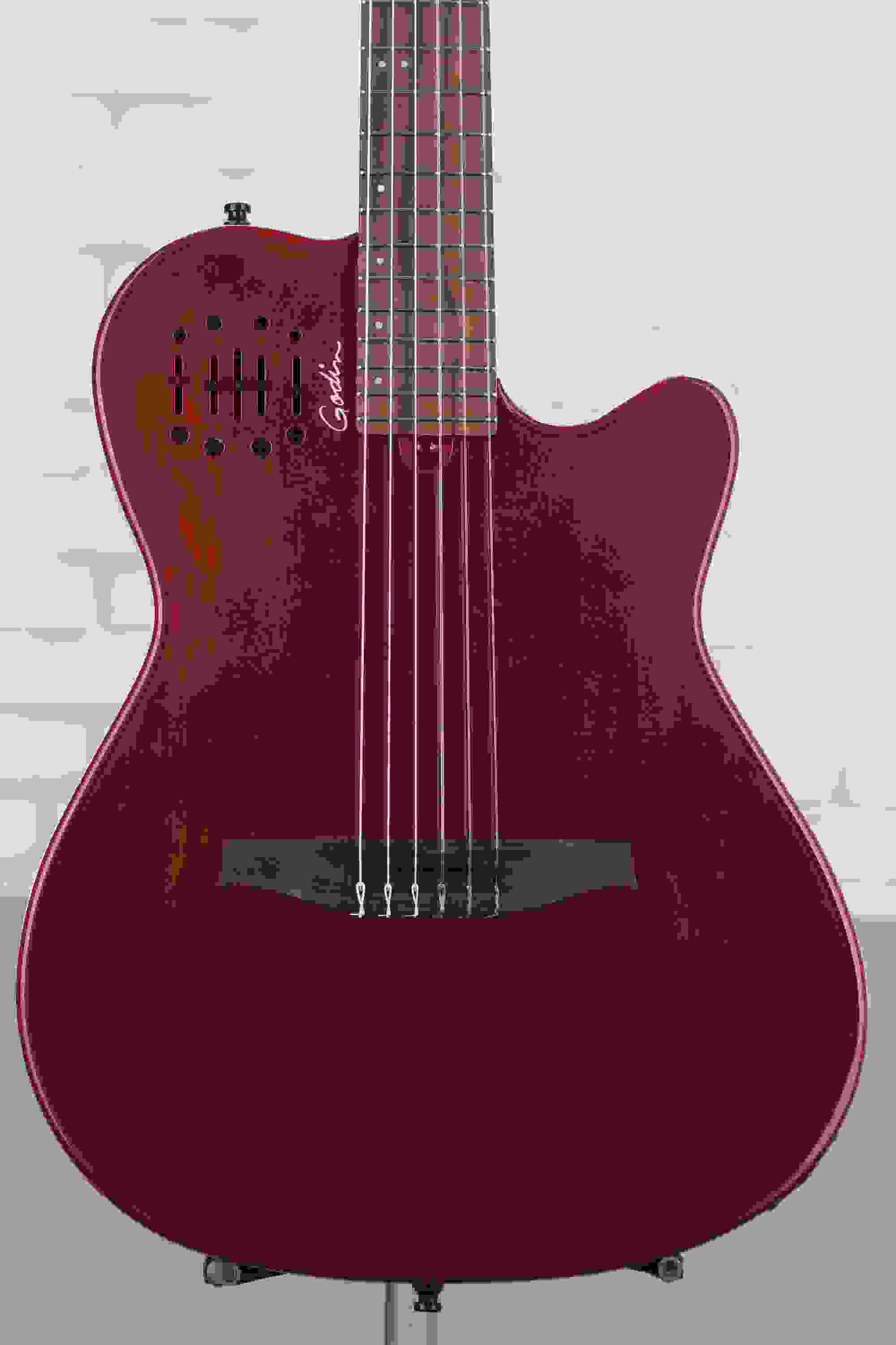 Godin Multiac Mundial Nylon Acoustic-electric Guitar - Aztek Red ...