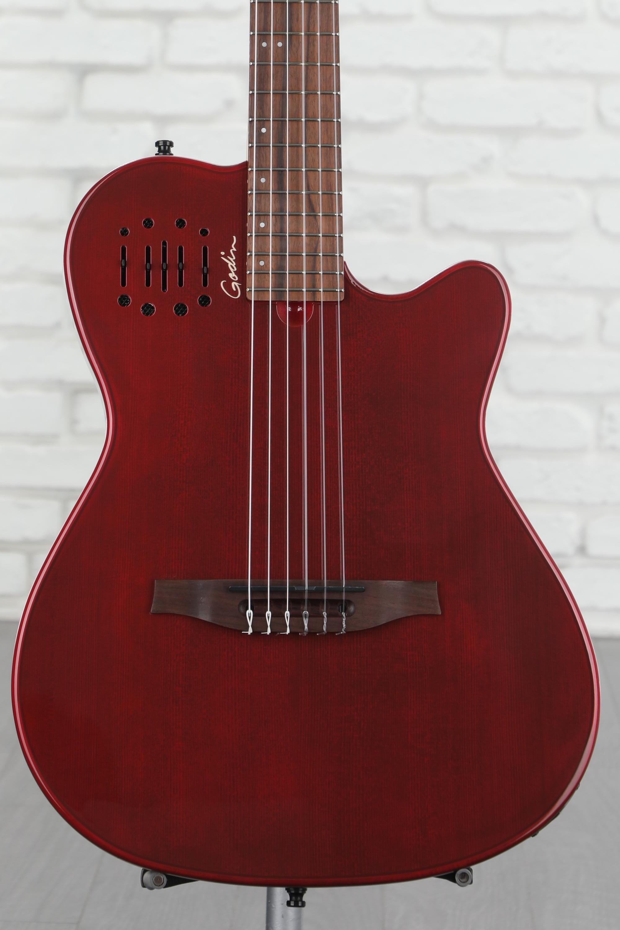 Godin Multiac Mundial Nylon Acoustic-electric Guitar - Aztek Red ...