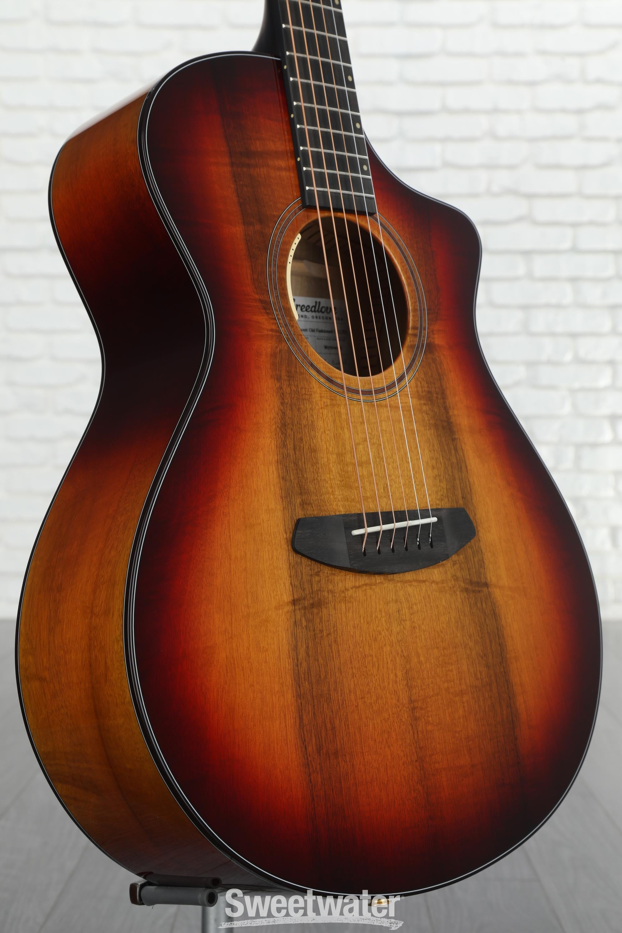 Breedlove Limited-edition Oregon Concert CE Acoustic-Electric Guitar ...