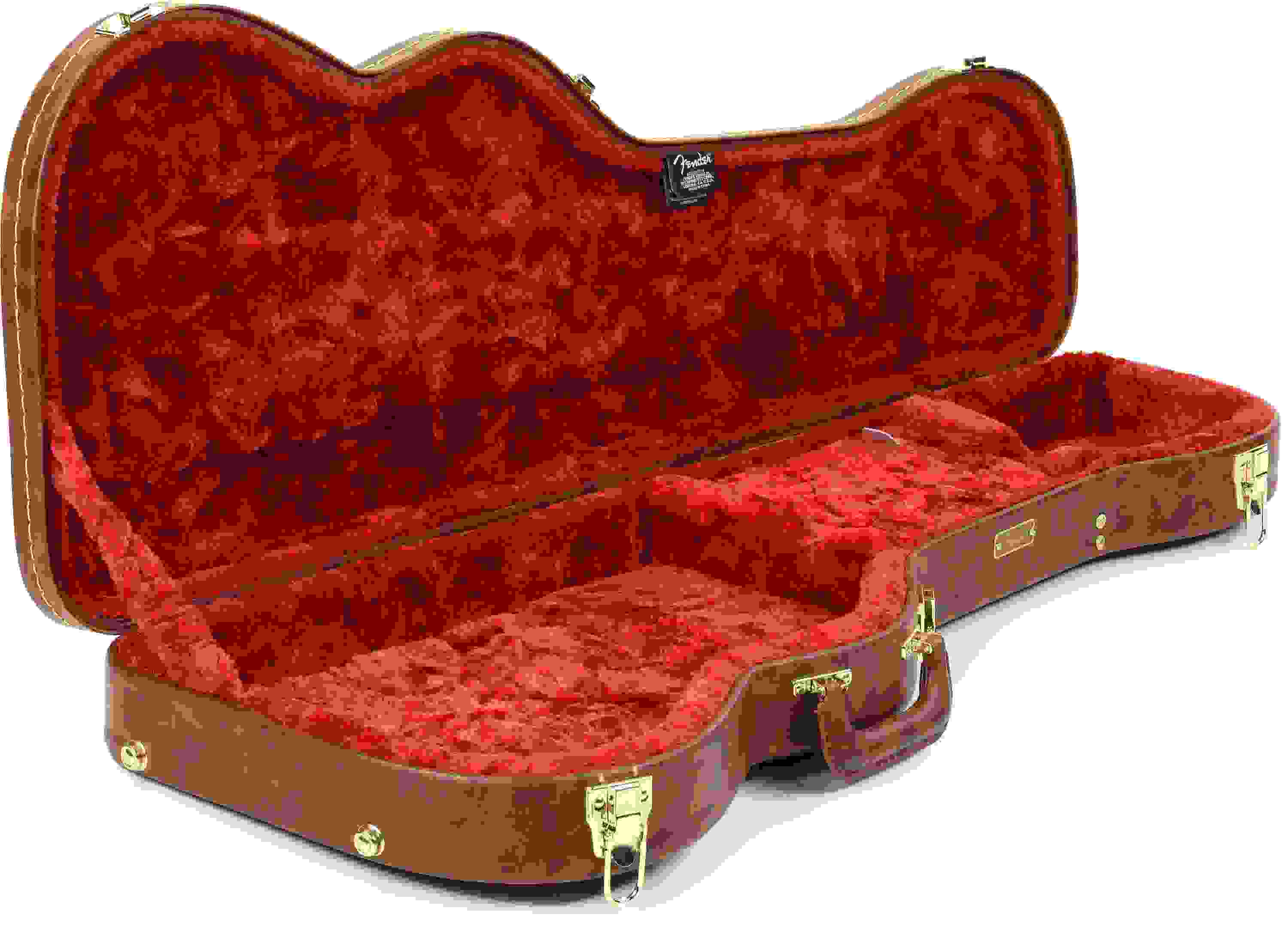 Fender Stratocaster/Telecaster Poodle Case - Brown Reviews | Sweetwater