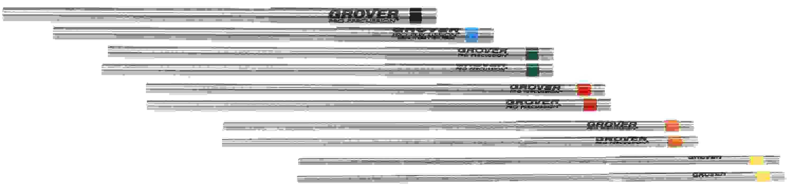 Grover Pro Percussion Deluxe Alloy 303 10-piece Triangle Beater Set ...