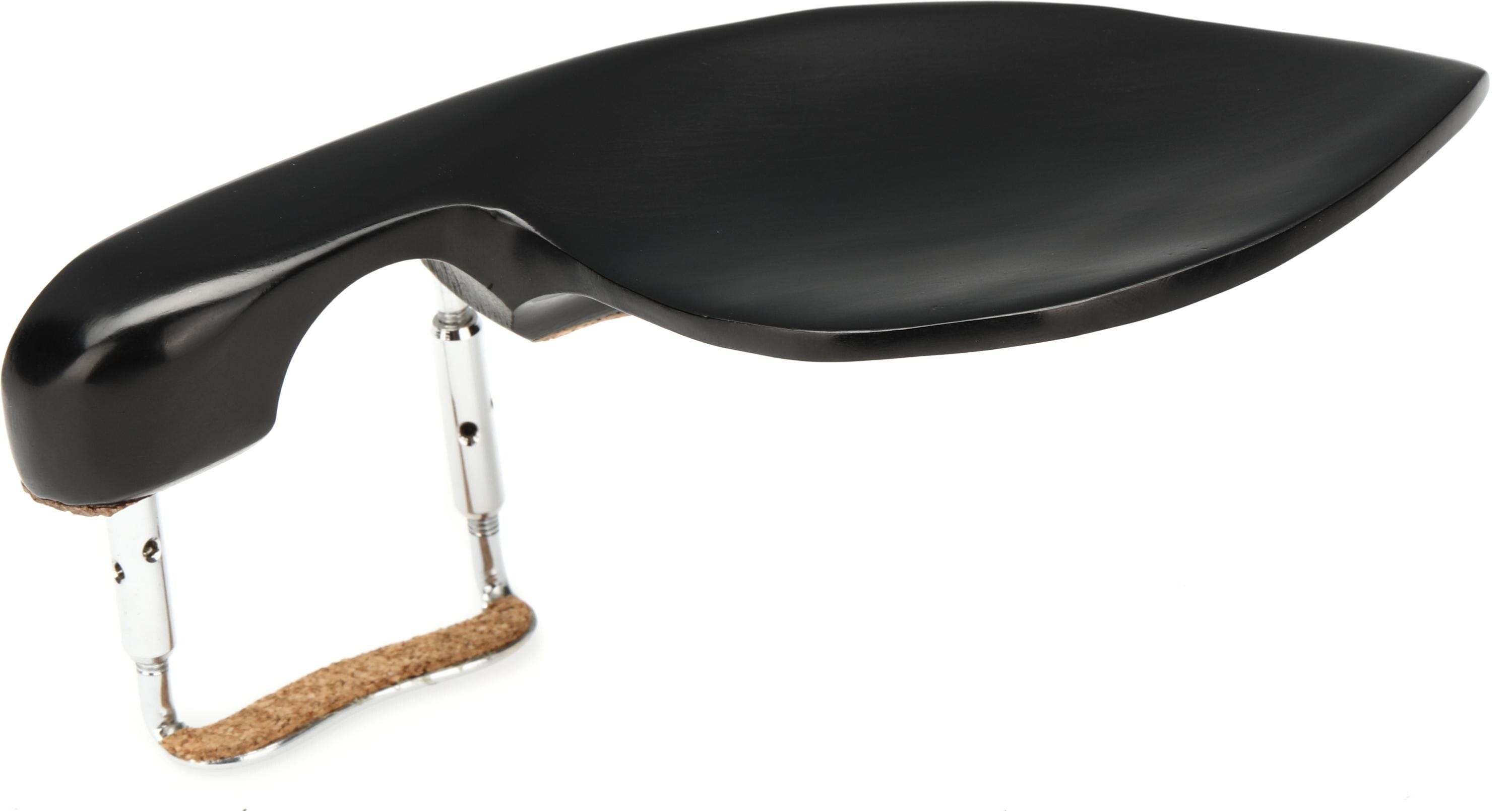 Revelle Guarneri Violin Chin Rest - 4/4 Size, Ebony | Sweetwater