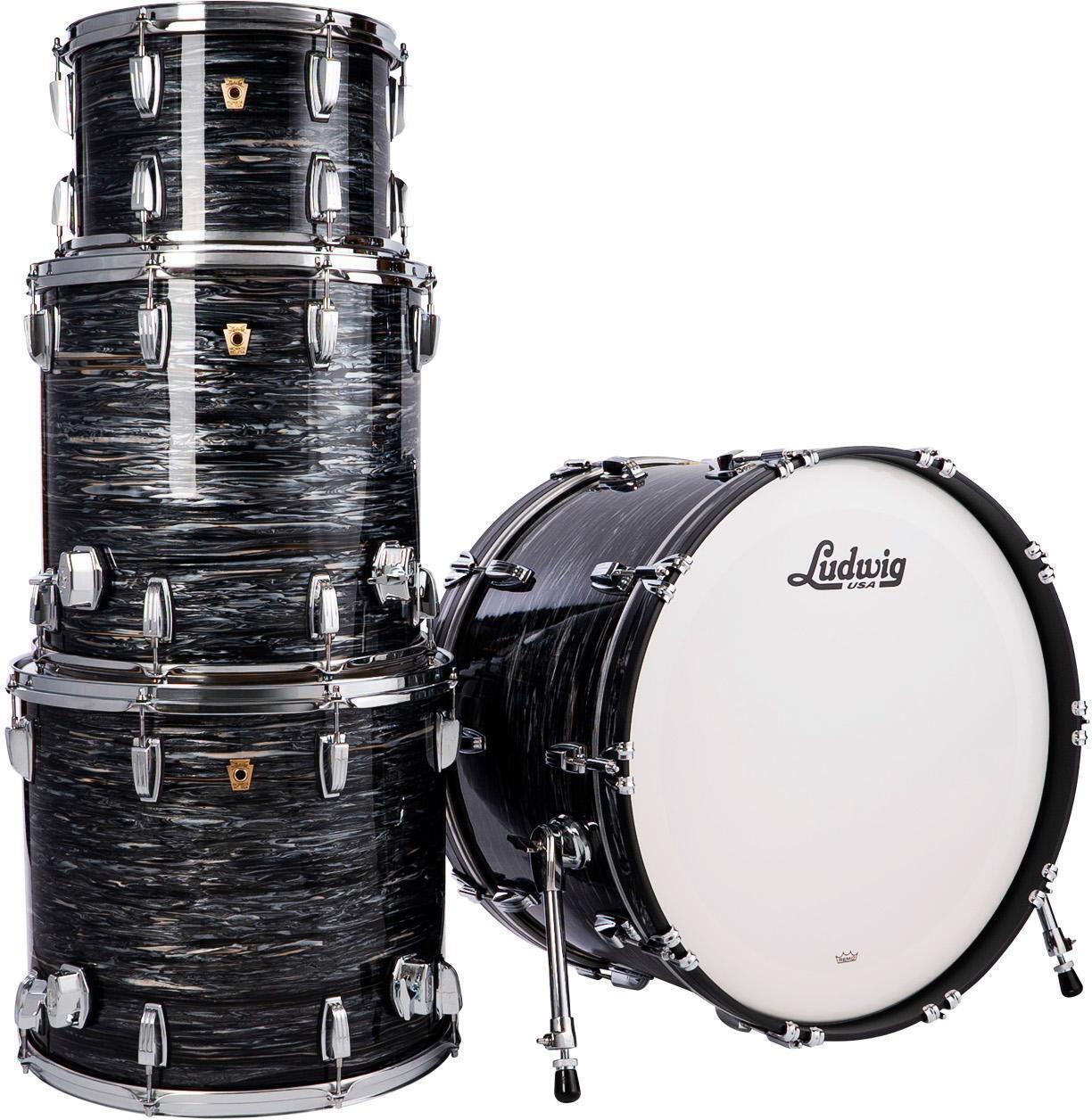 Ludwig Legacy Maple 4-piece Shell Pack - Vintage Black Oyster | Sweetwater