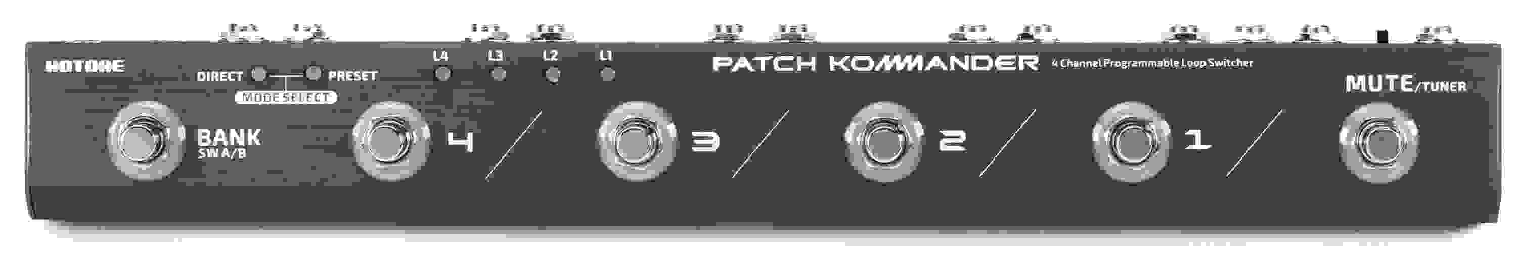 Hotone Patch Kommander 4-channel Loop Switcher | Sweetwater