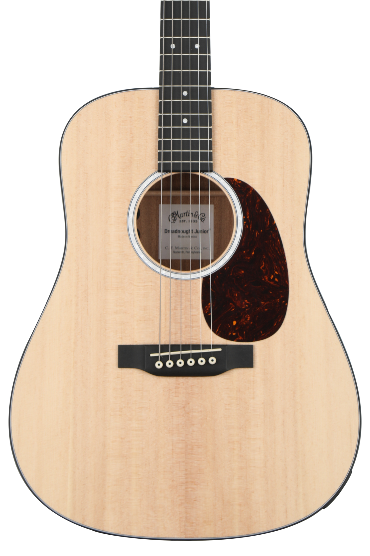 Martin D Jr-10E Acoustic-electric Guitar - Natural Spruce | Sweetwater