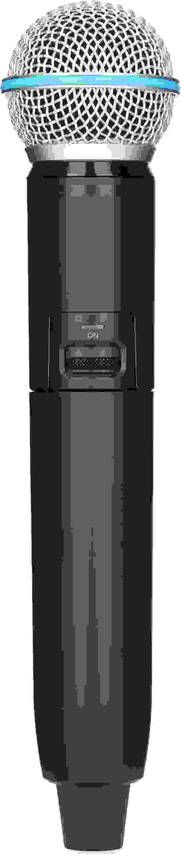 Shure GLXD2+/B58 Digital Wireless Handheld Transmitter with Beta 58A Capsule | Sweetwater