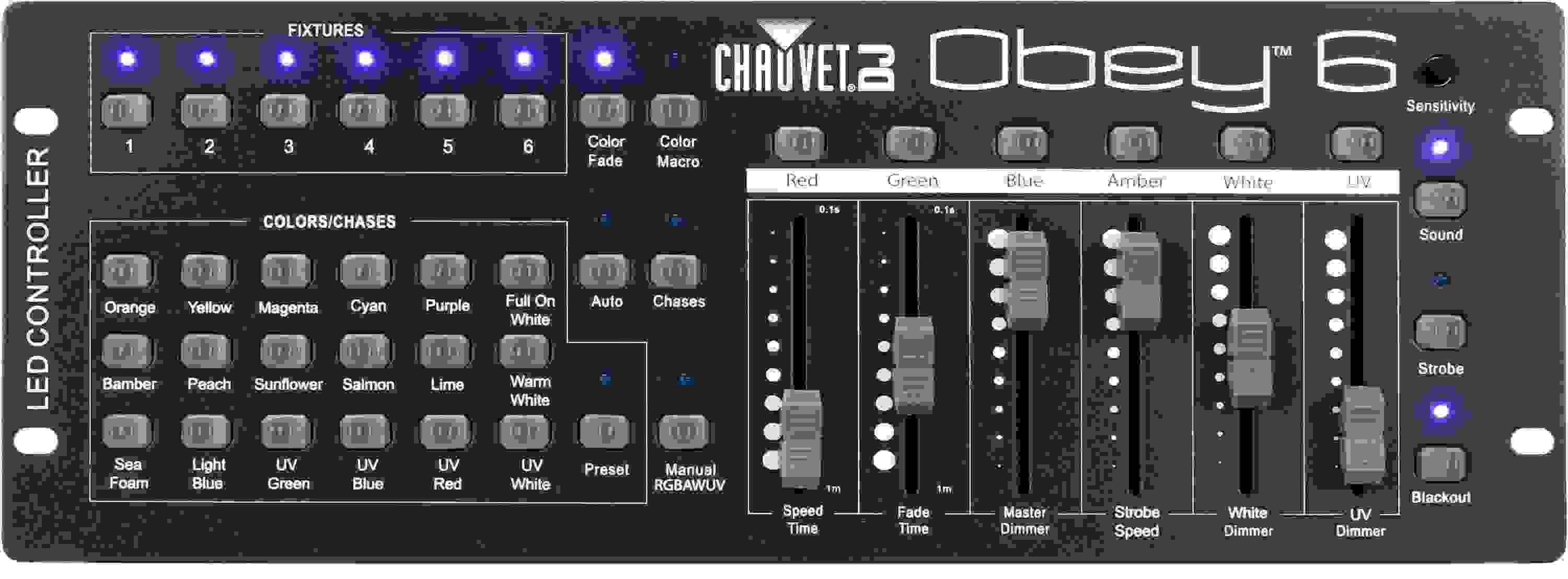Chauvet DJ Obey 6 36-channel DMX Lighting Controller | Sweetwater