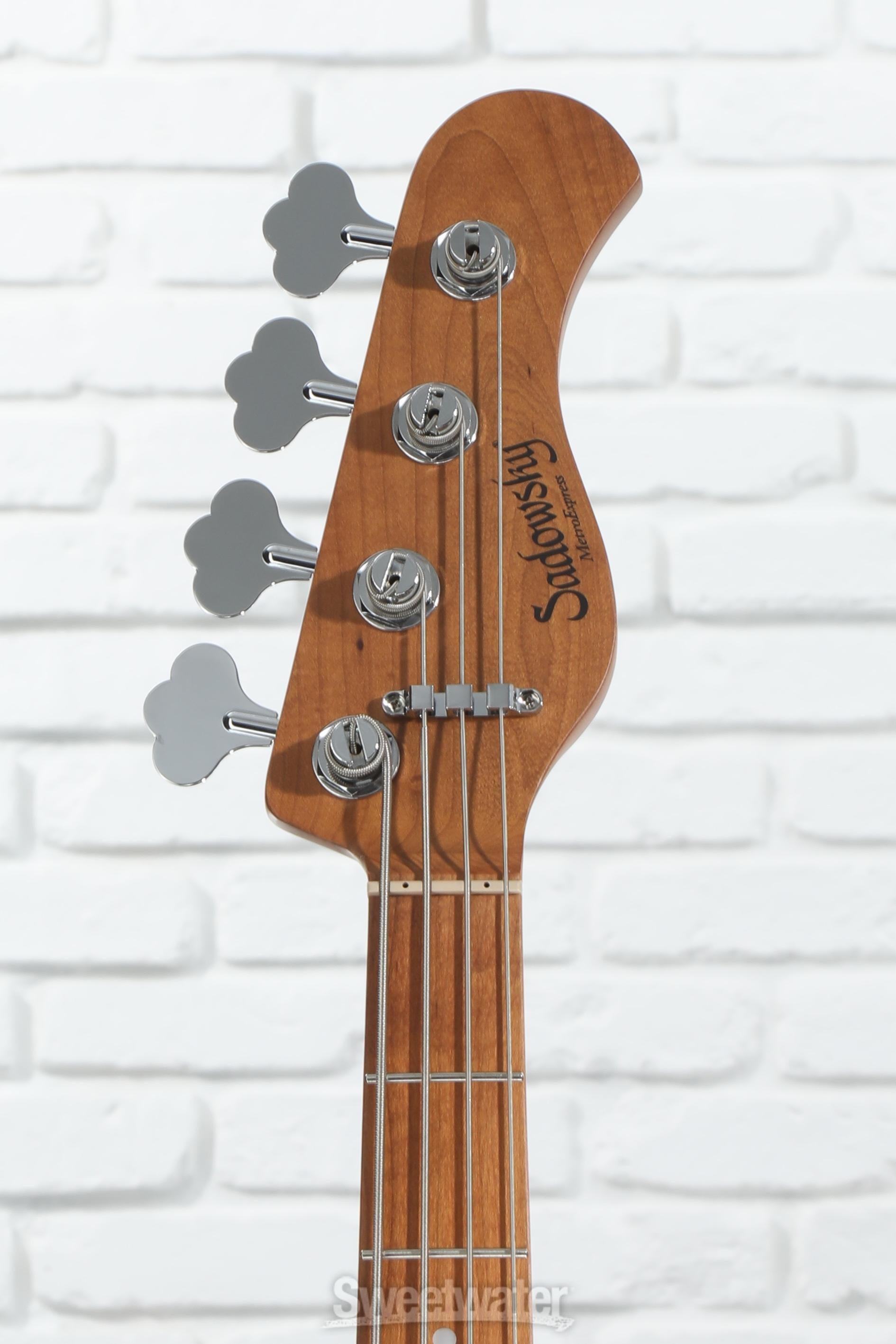 Sadowsky MetroExpress Modern Bass Guitar - Black, Maple Fingerboard ...