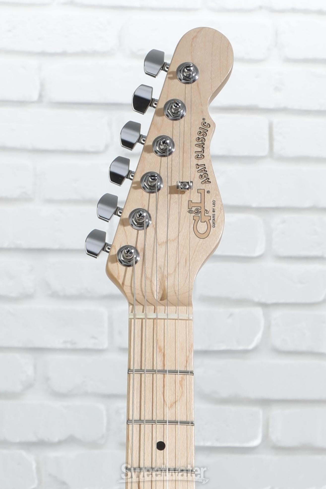 G&L Fullerton Deluxe ASAT Classic Bluesboy P90 Electric Guitar - Grey ...