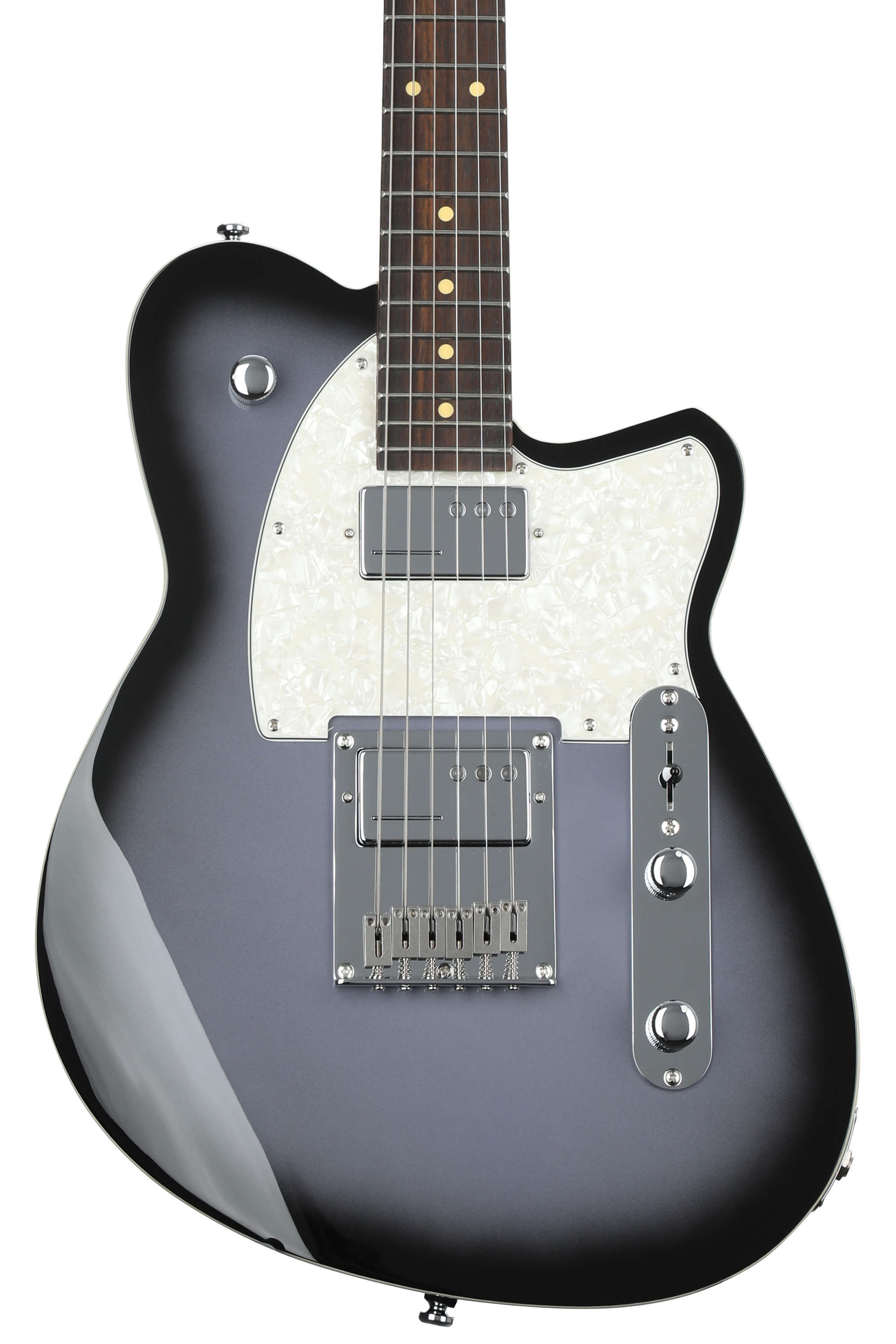 Reverend Crosscut Solidbody Electric Guitar - Periwinkle Burst | Sweetwater