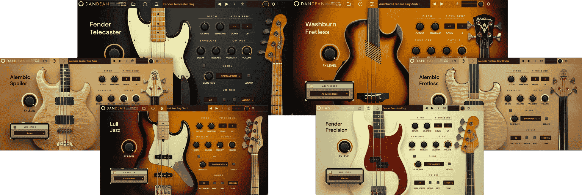 Tracktion Dan Dean Essential Bass Virtual Instrument Collection ...