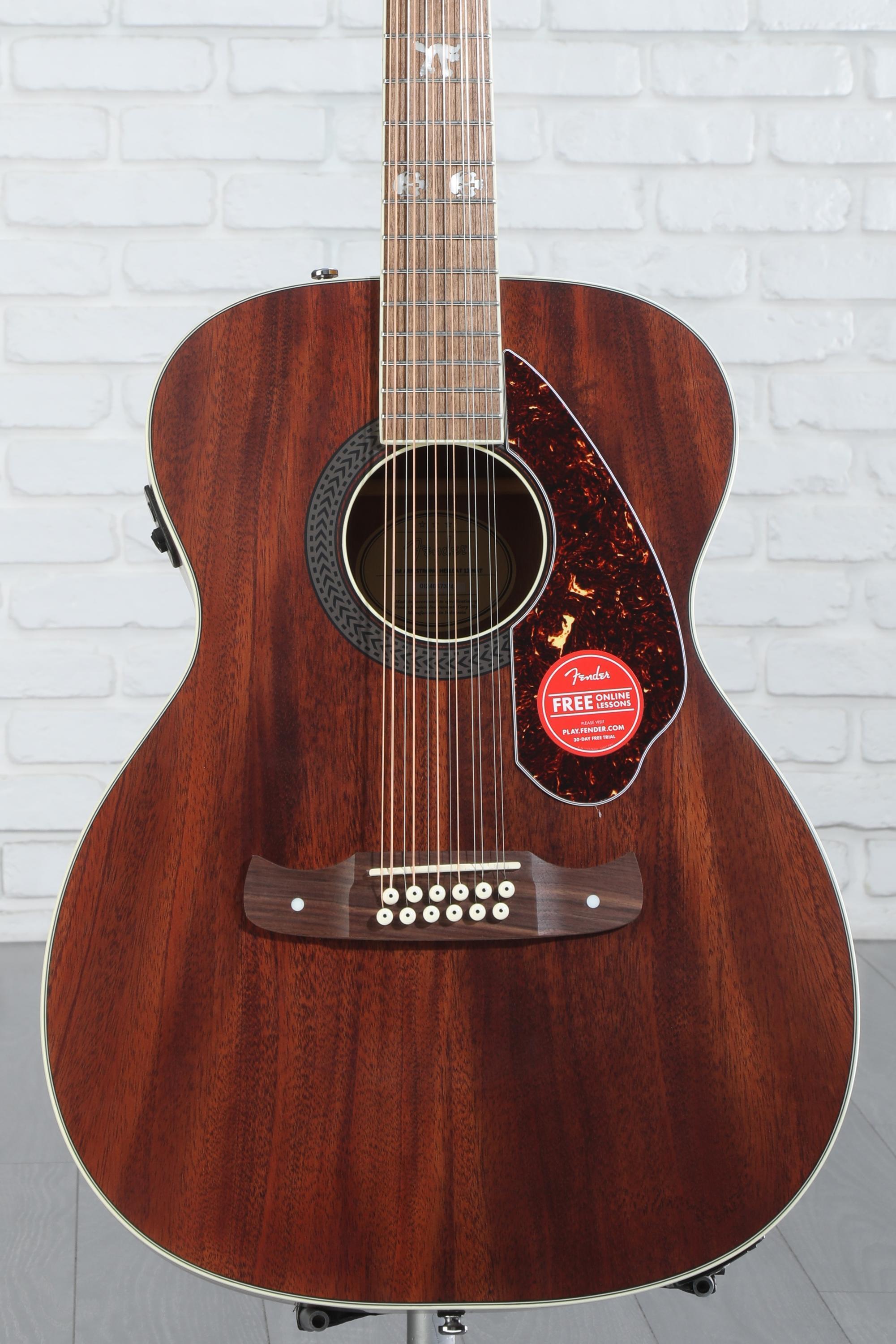 Fender Tim Armstrong Hellcat, 12-string Acoustic-Electric Guitar ...