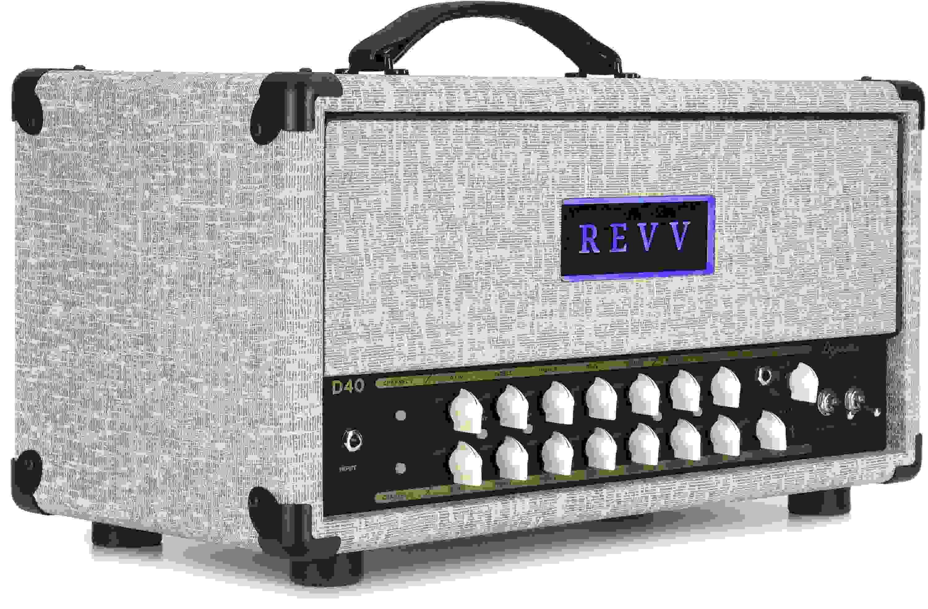 Revv Dynamis D40 2-channel 40/10-watt Tube Amplifier Head - Fawn ...
