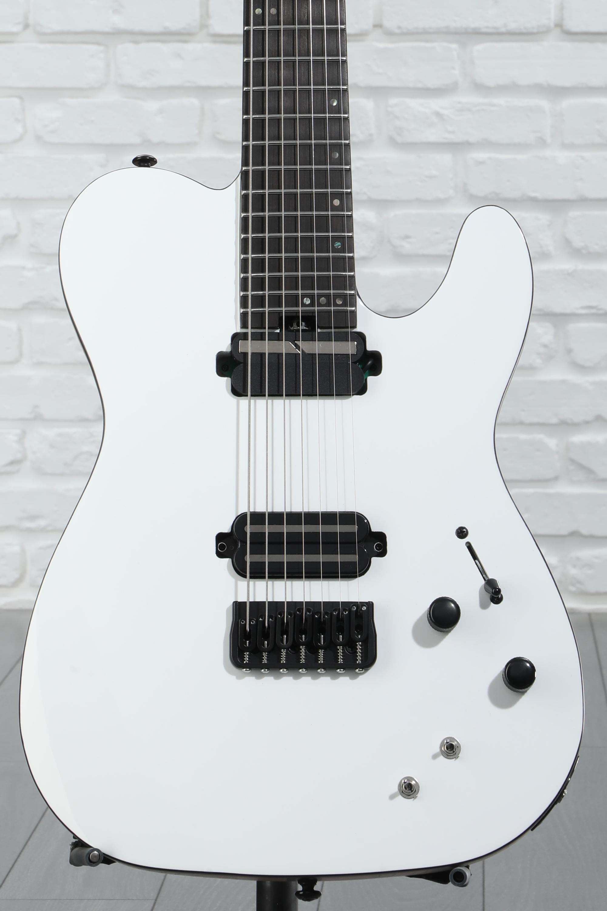 Schecter PT 7 SLS Elite 7-string Baritone Electric Guitar - Gloss White ...
