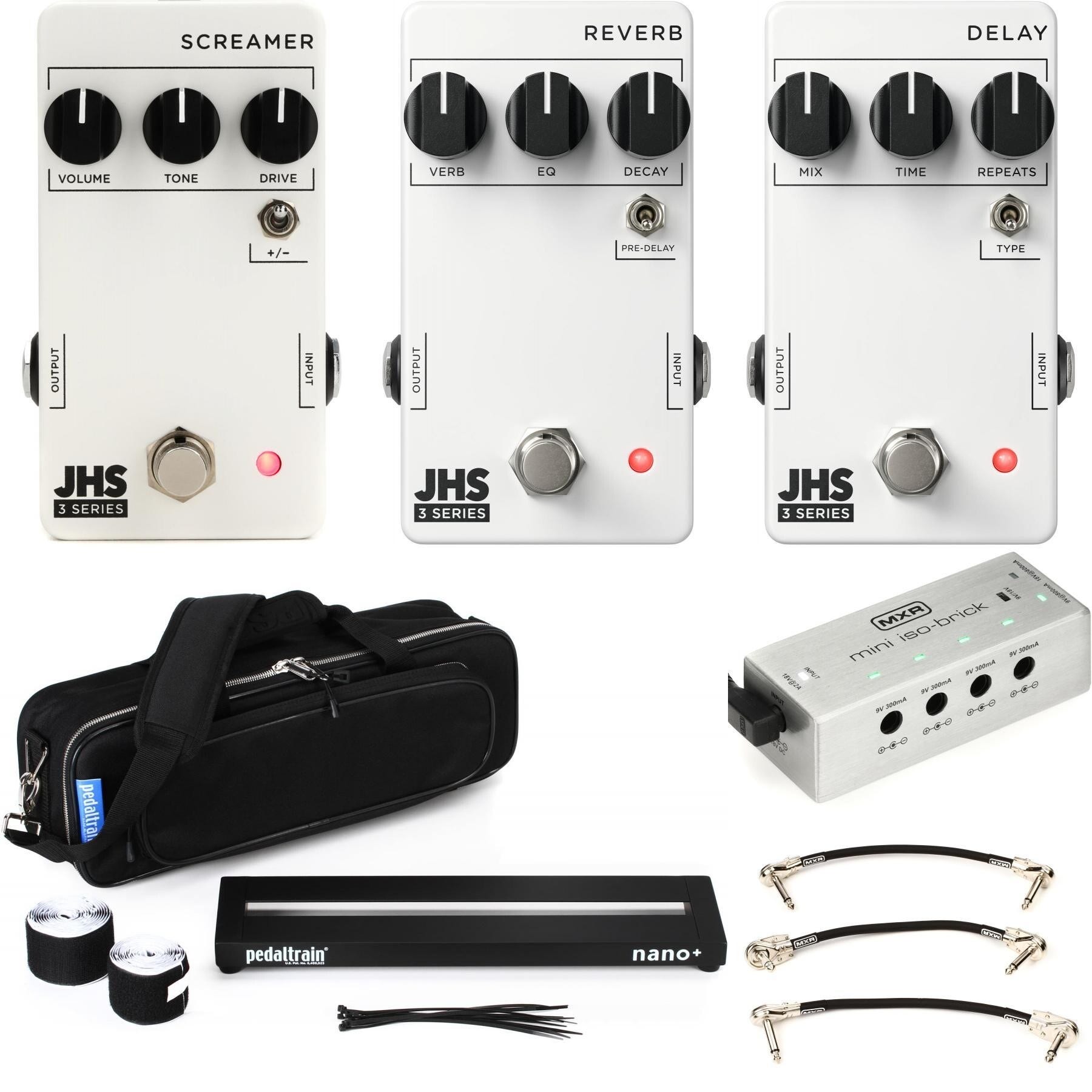 JHS 3 Series Essentials Pedalboard Bundle | Sweetwater