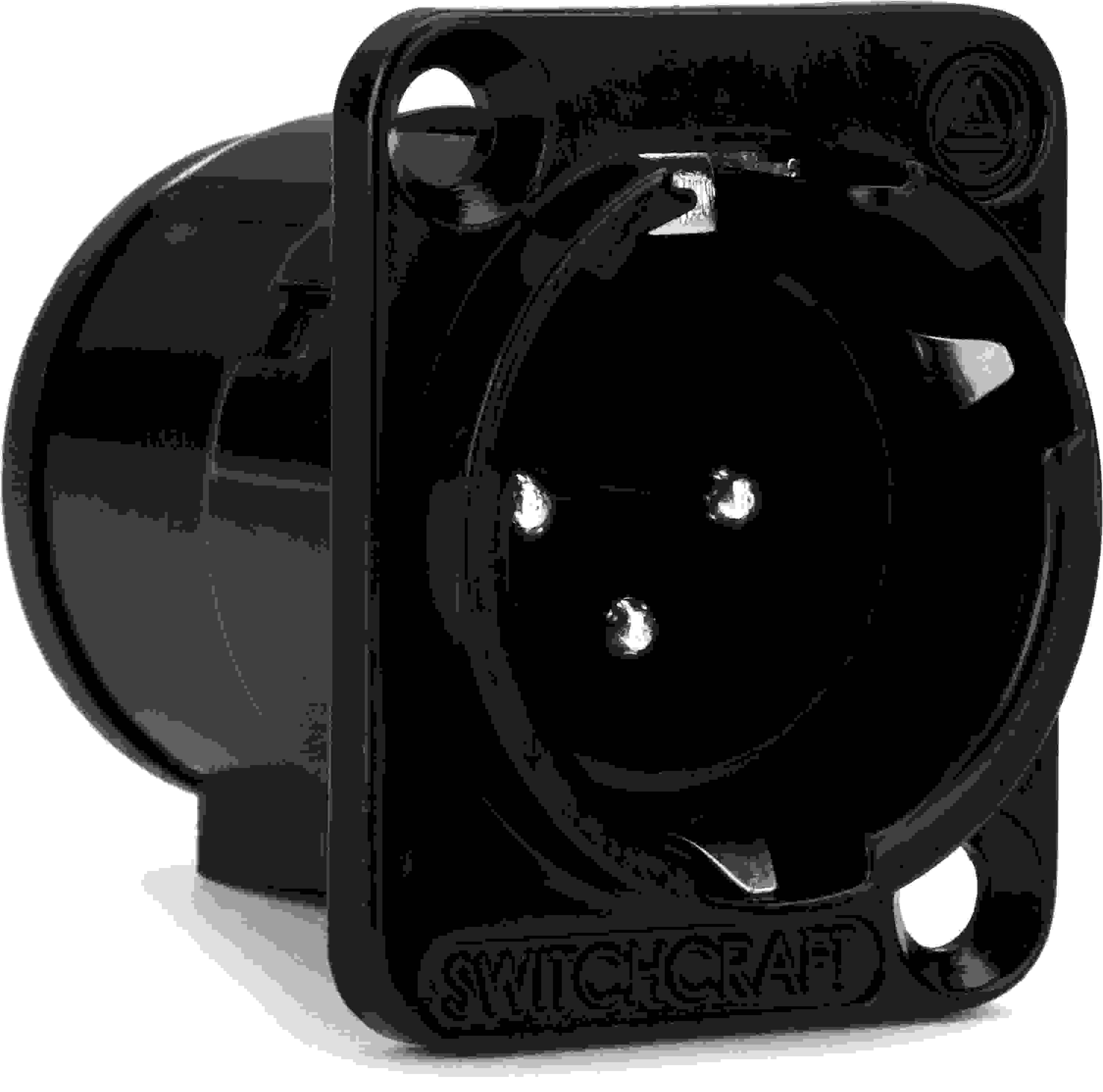 Switchcraft E3MSCB Panel Mount XLR Male Connector | Sweetwater
