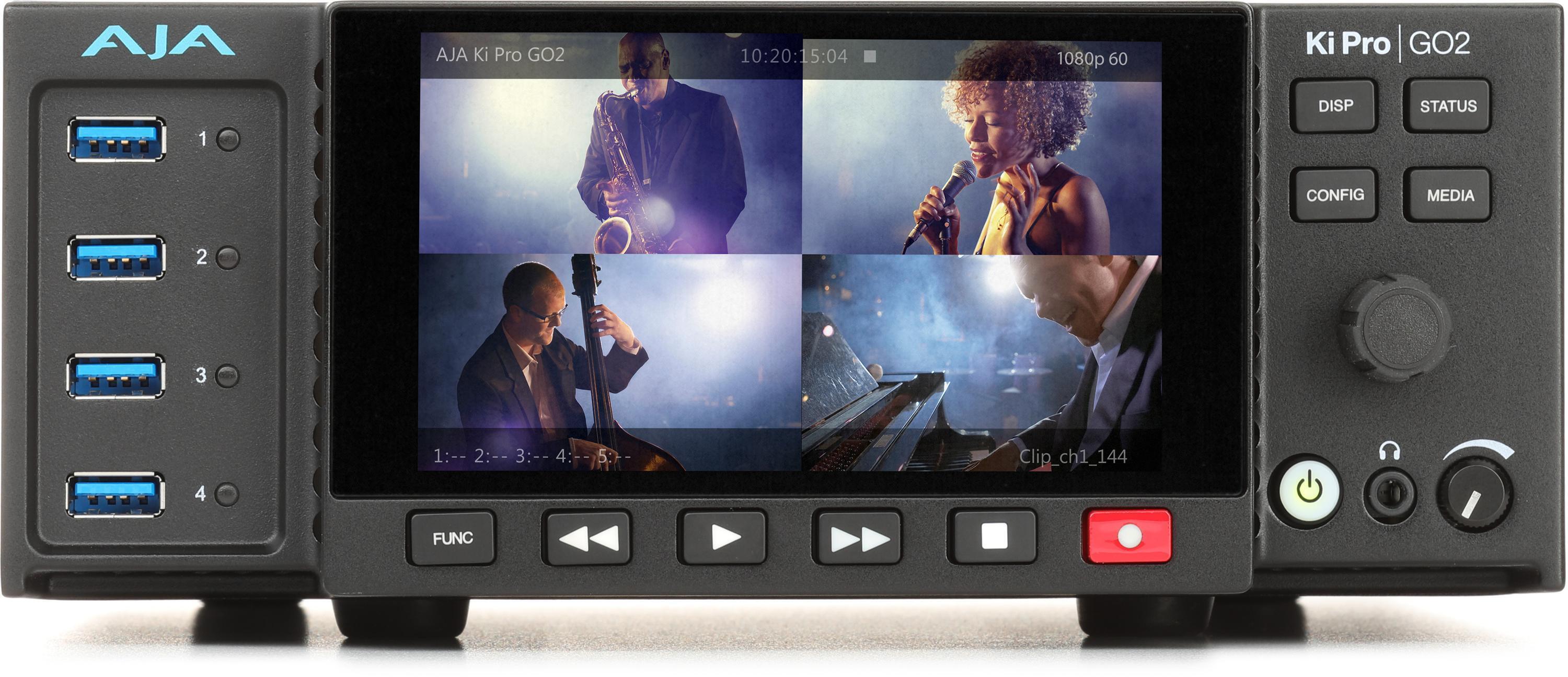 AJA Ki Pro Go2 Multichannel Digital Recorder | Sweetwater