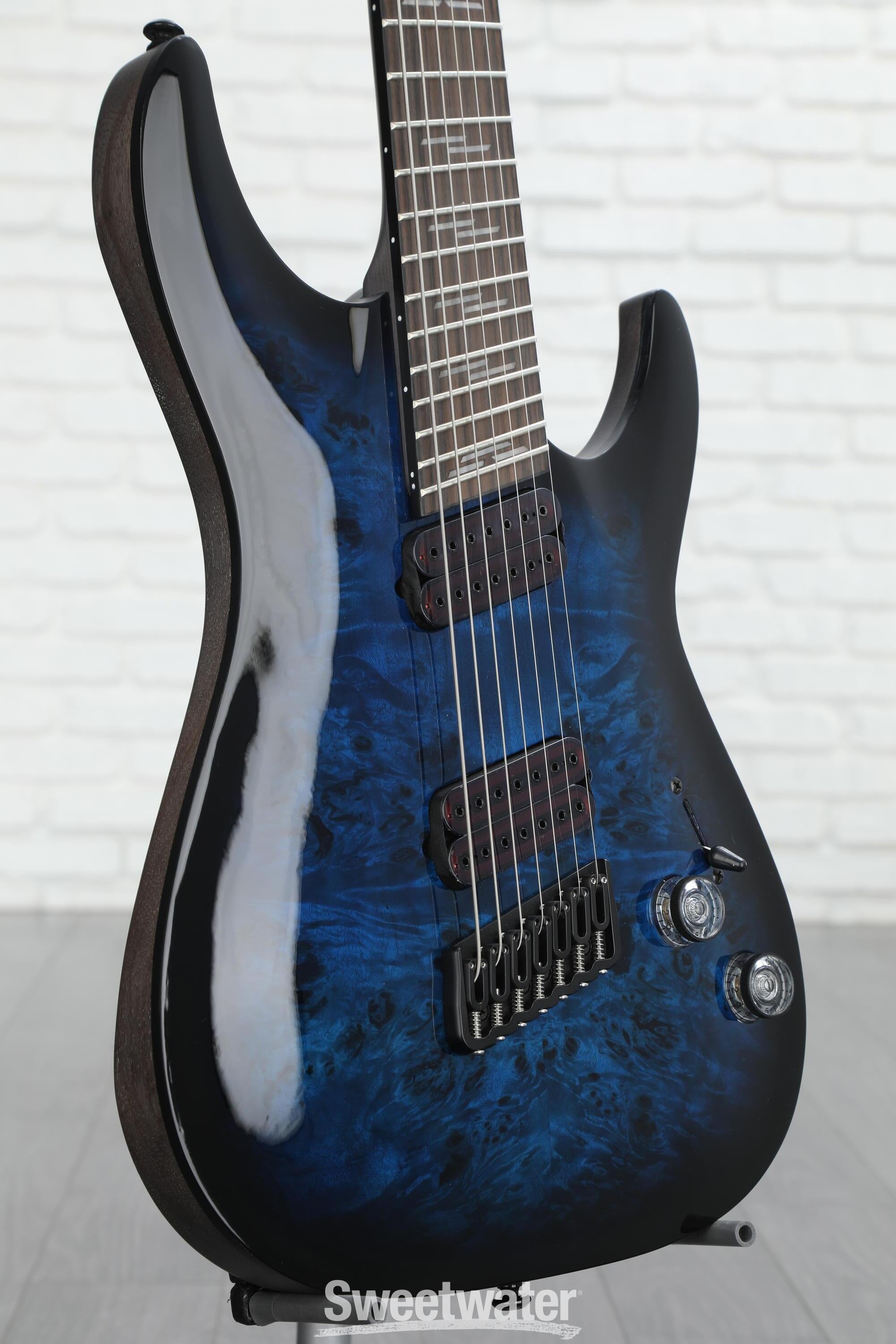 Schecter Omen Elite-7 Multiscale 7-string Electric Guitar - See Through ...