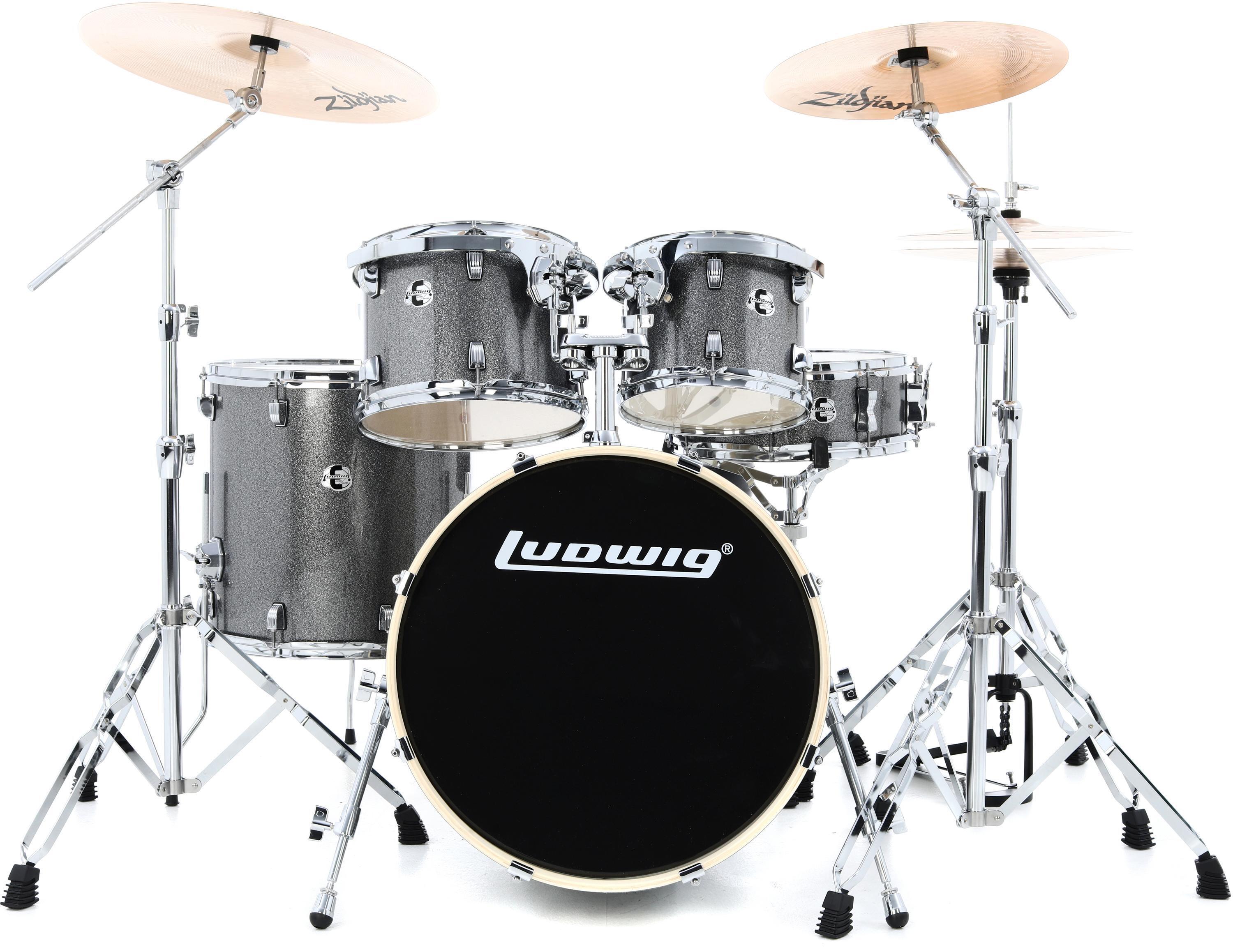 Ludwig Element Evolution 5-piece Complete Drum Set with Zildjian ...