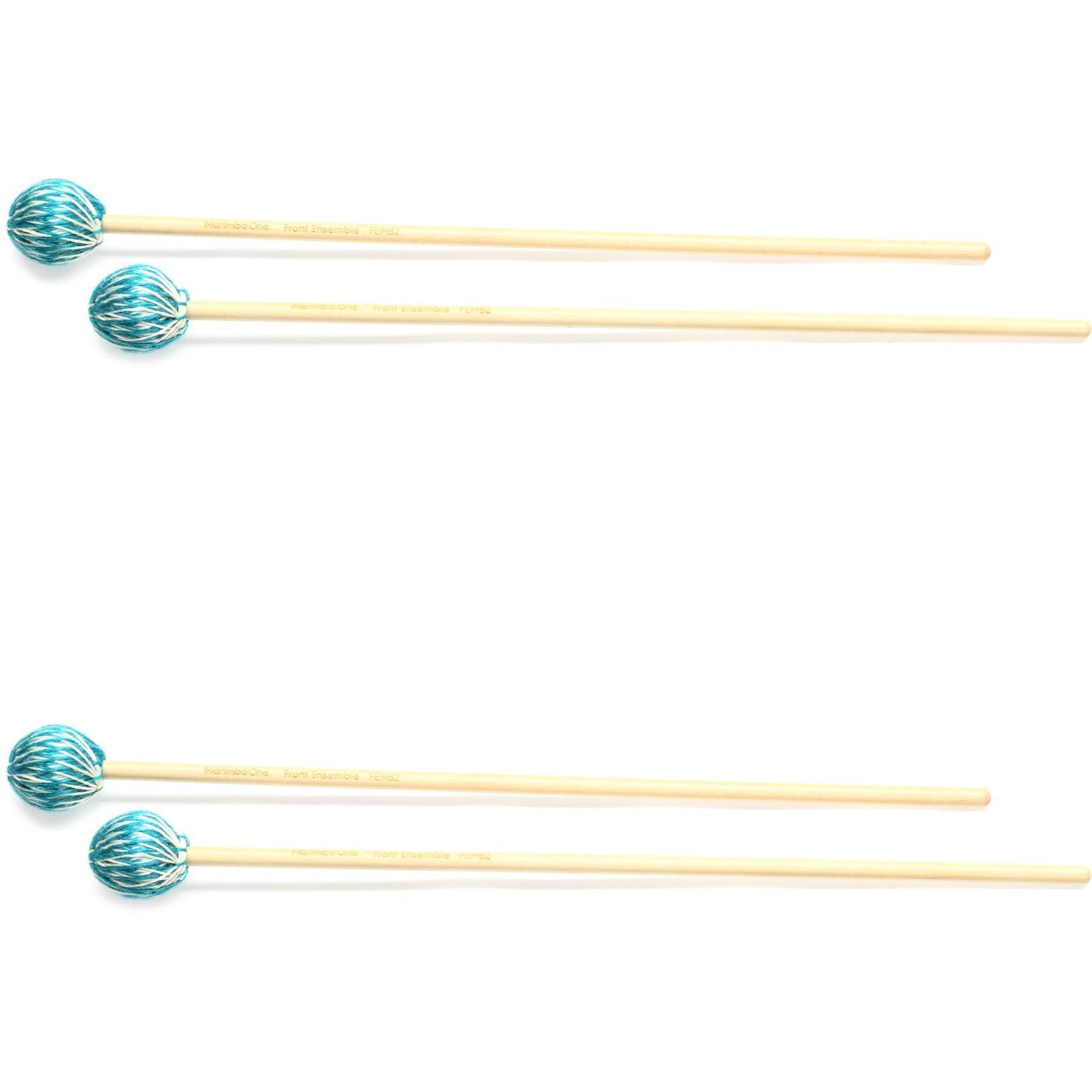 Marimba One FEMB2 Front Ensemble Birch Marimba Mallets - Hard (2 Pack ...