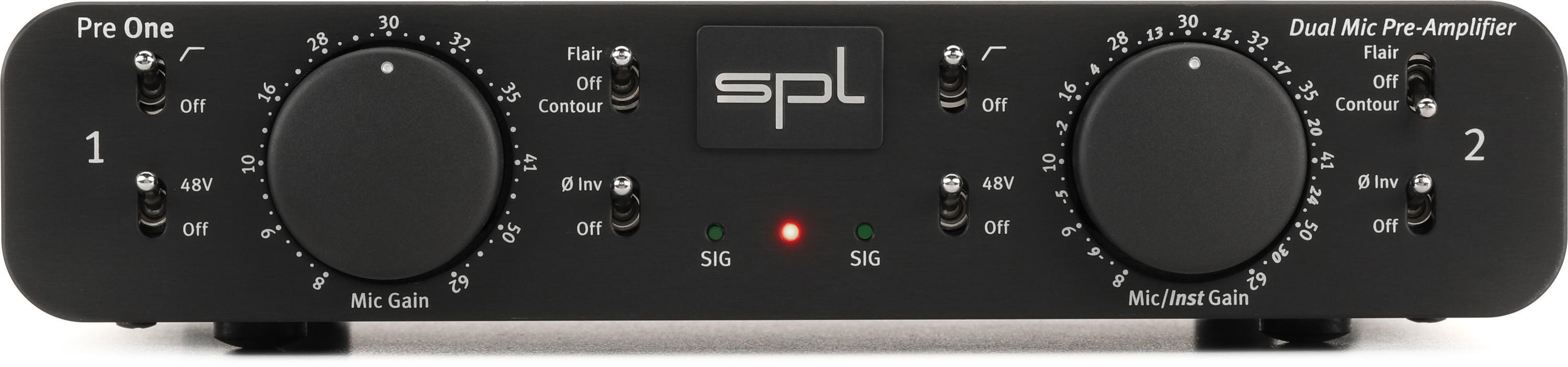 SPL Pre One Dual-channel Microphone Preamplifier | Sweetwater