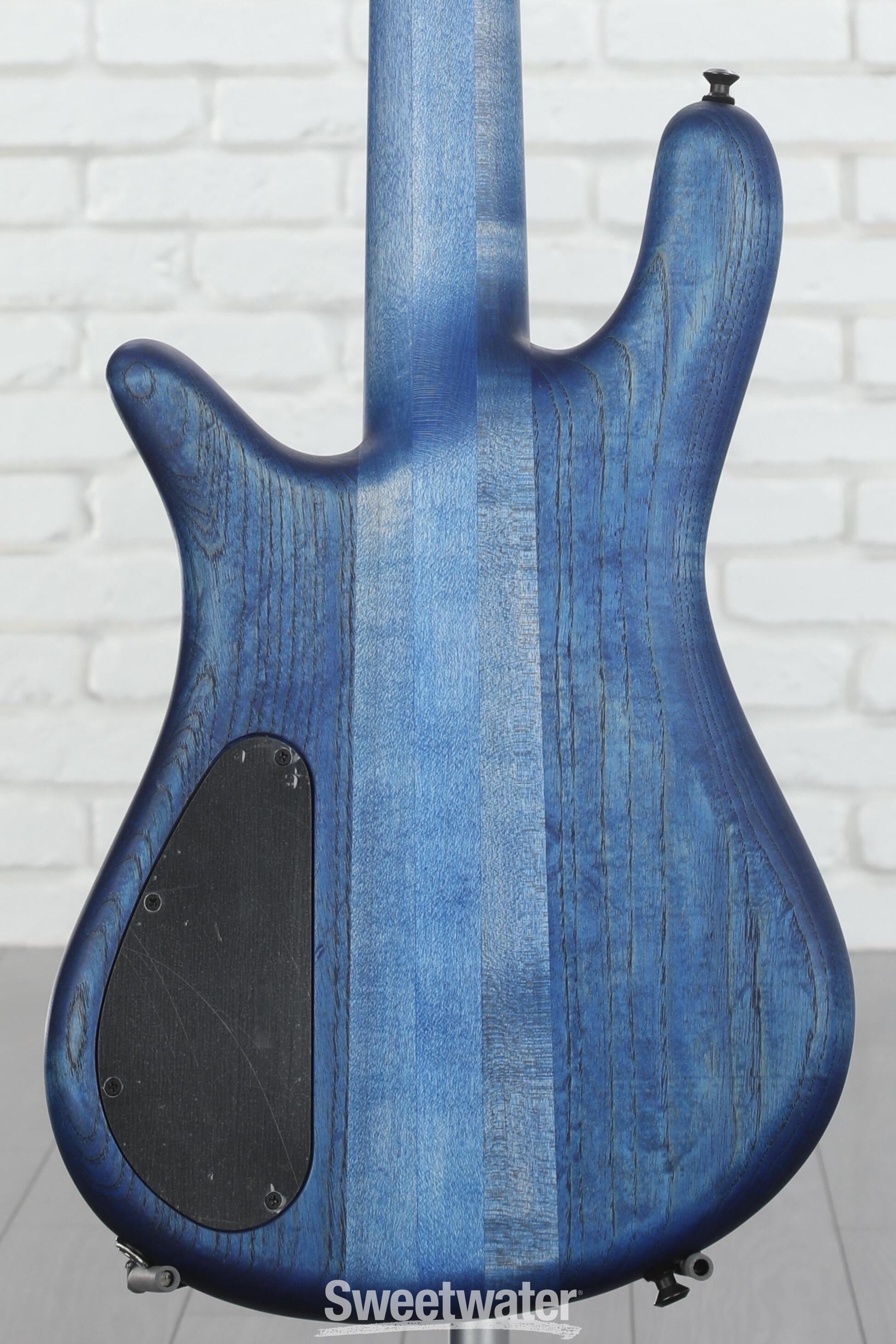 Spector USA NS-5 5-string Bass Guitar - Sapphire Blue, Sweetwater Exclusive