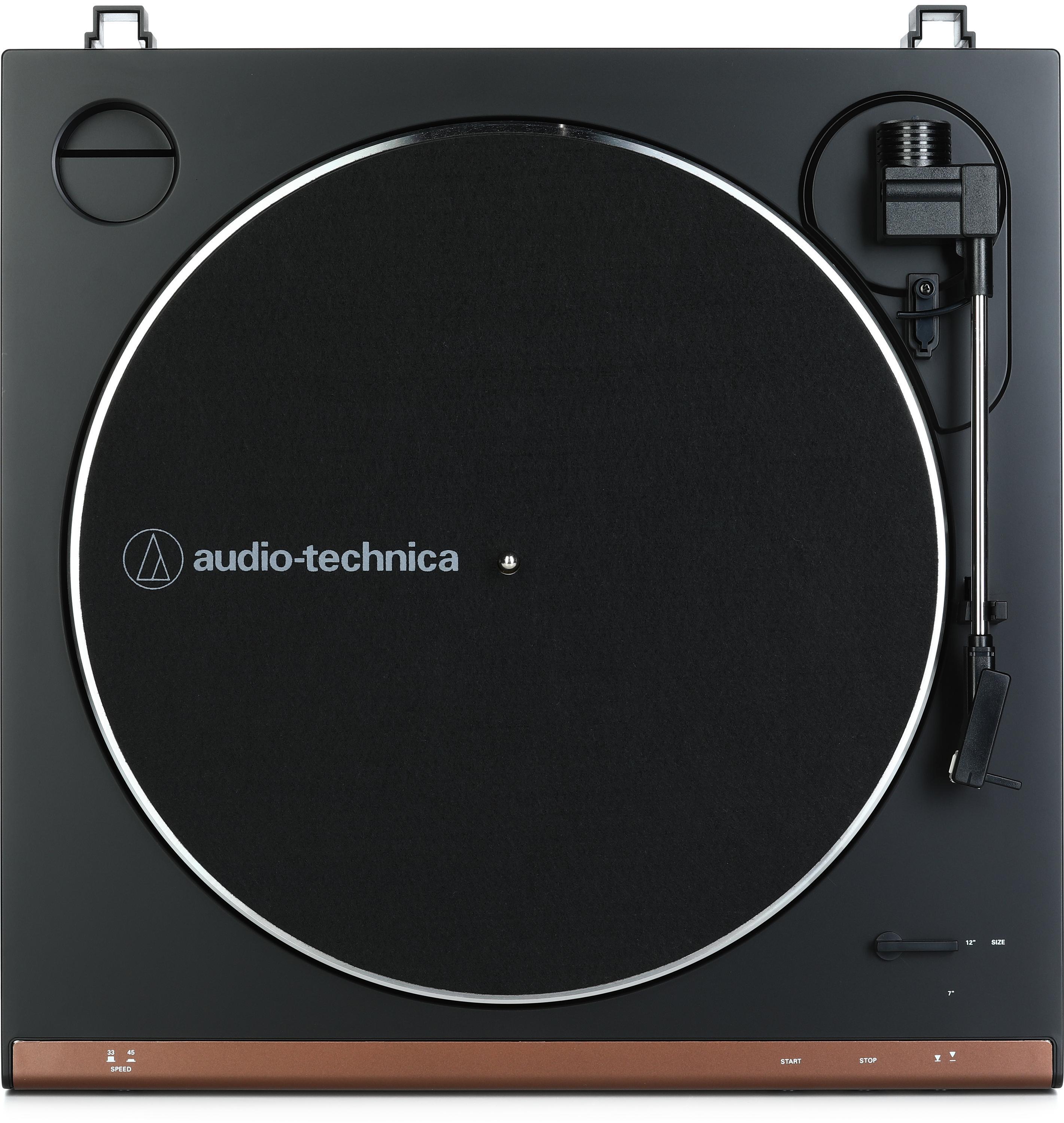 Audio-Technica AT-LP60X Turntable - Brown | Sweetwater