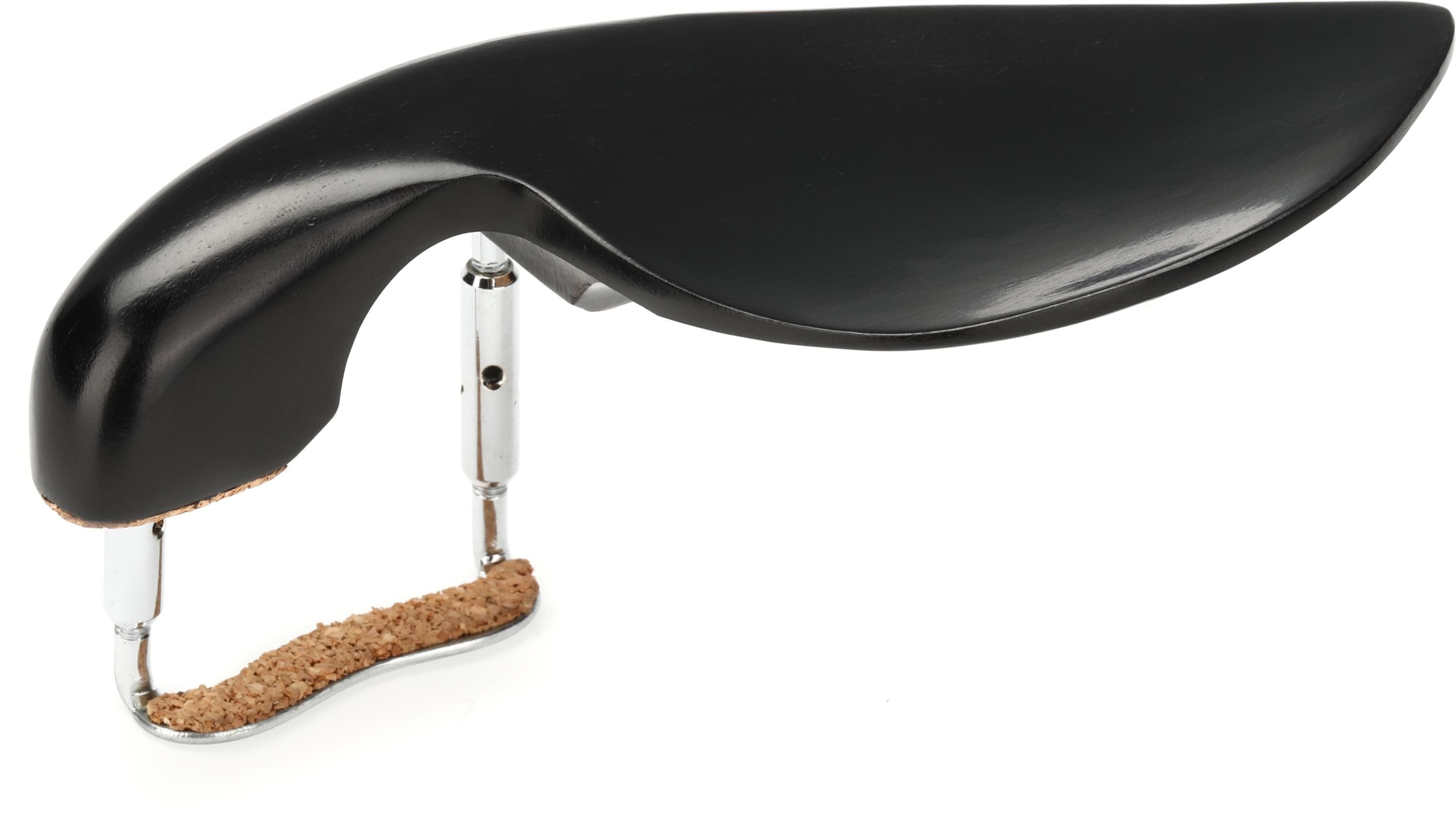 Revelle Strad Violin Chin Rest - 4/4 Size, Ebony | Sweetwater