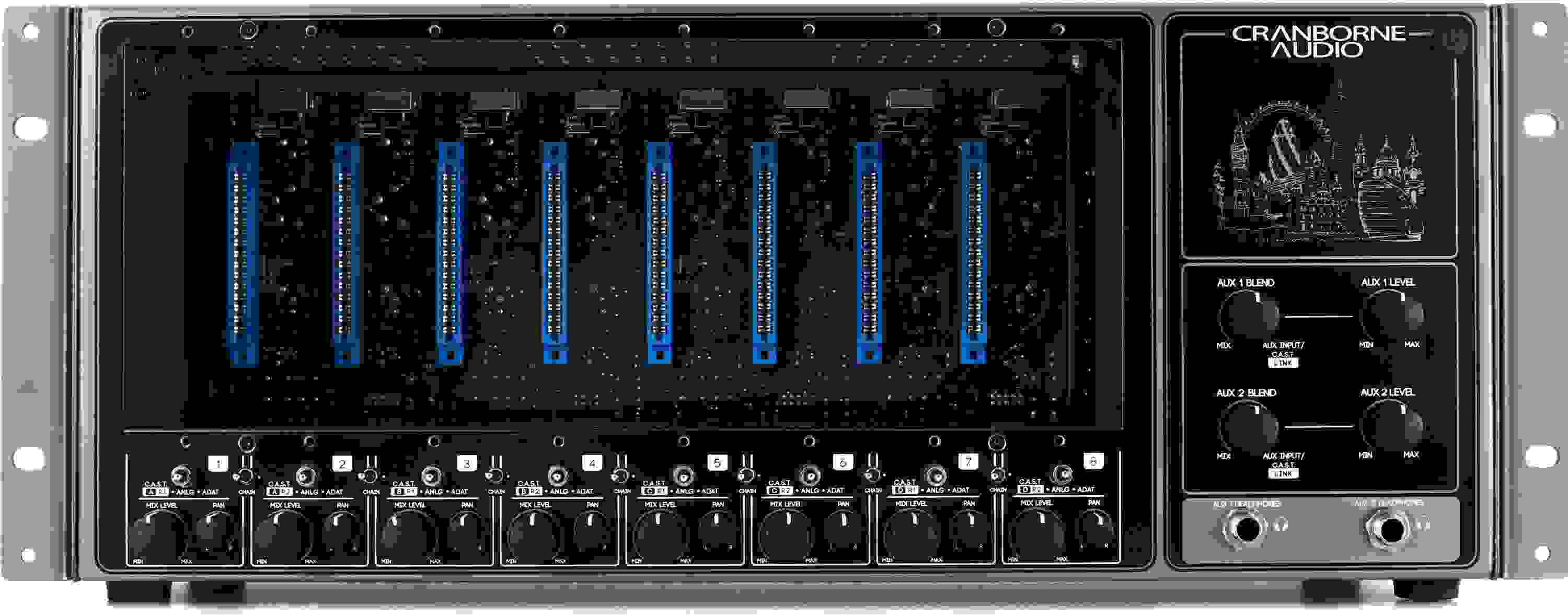 Cranborne Audio 500ADAT 8-slot 500 Series Chassis with ADAT I/O ...