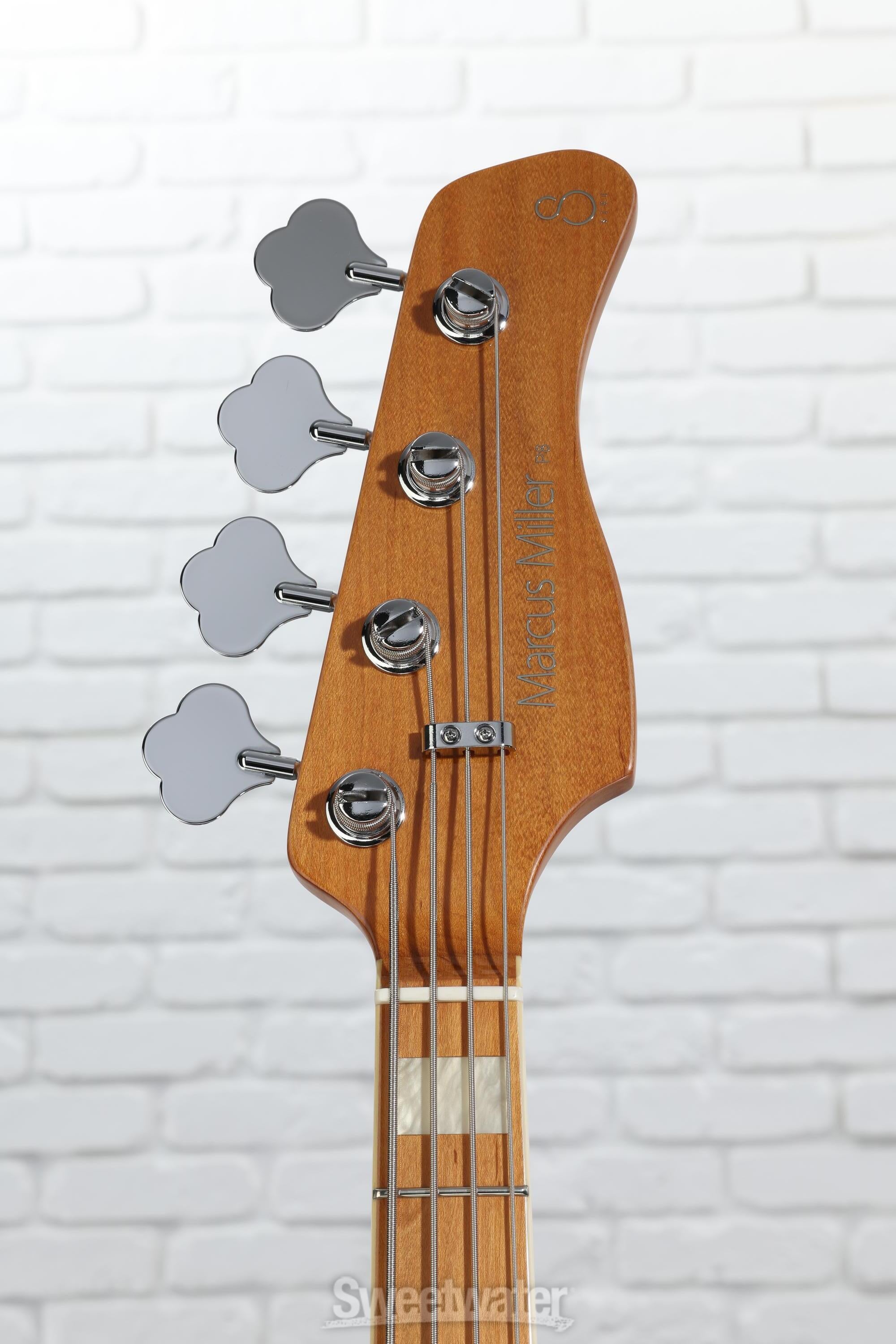 Sire Marcus Miller P8 4-string Bass Guitar - Tobacco Sunburst | Sweetwater
