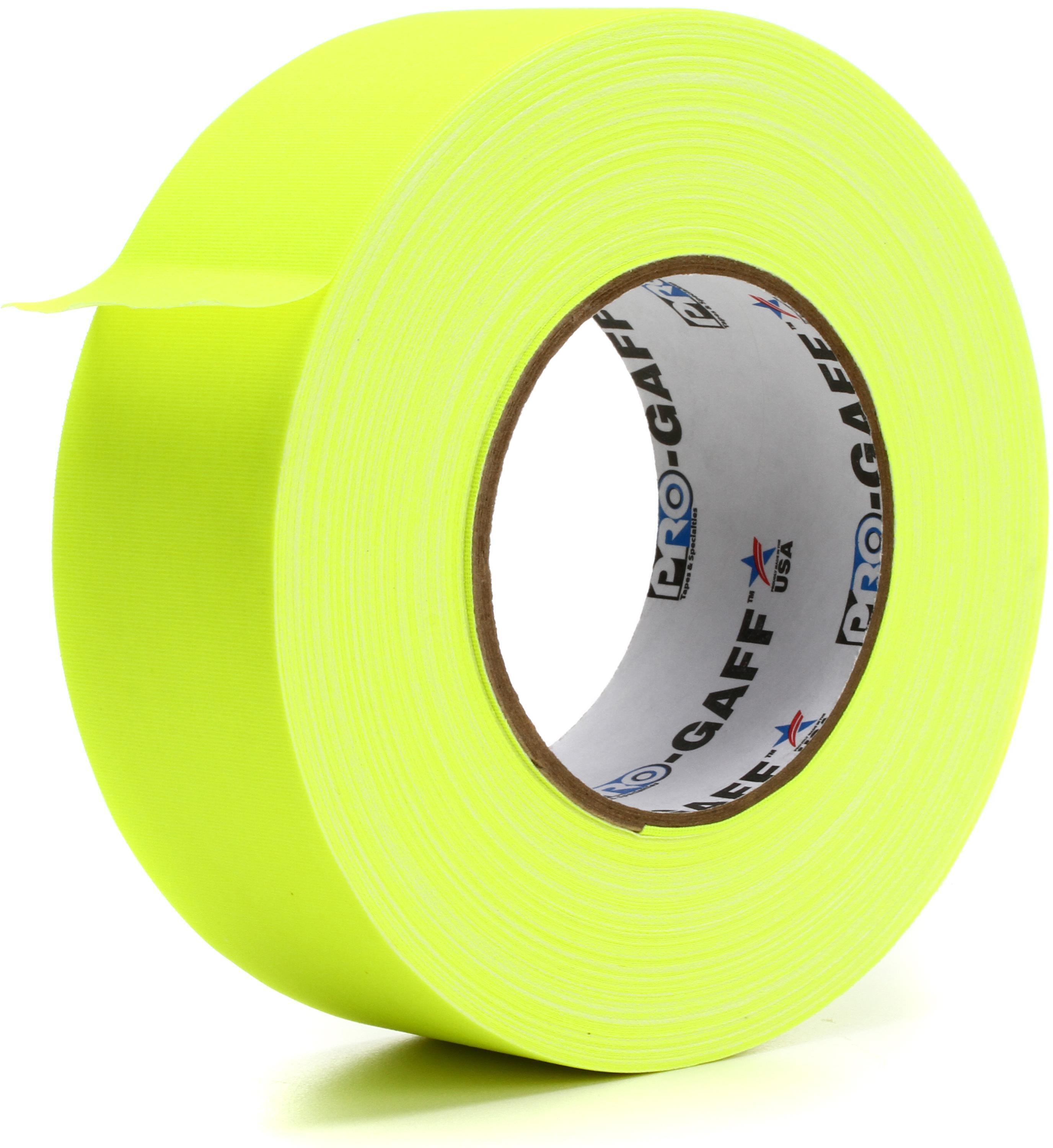 Pro Tapes Pro Gaff Premium Gaffer's Tape - 50-yard Roll, Fluorescent ...