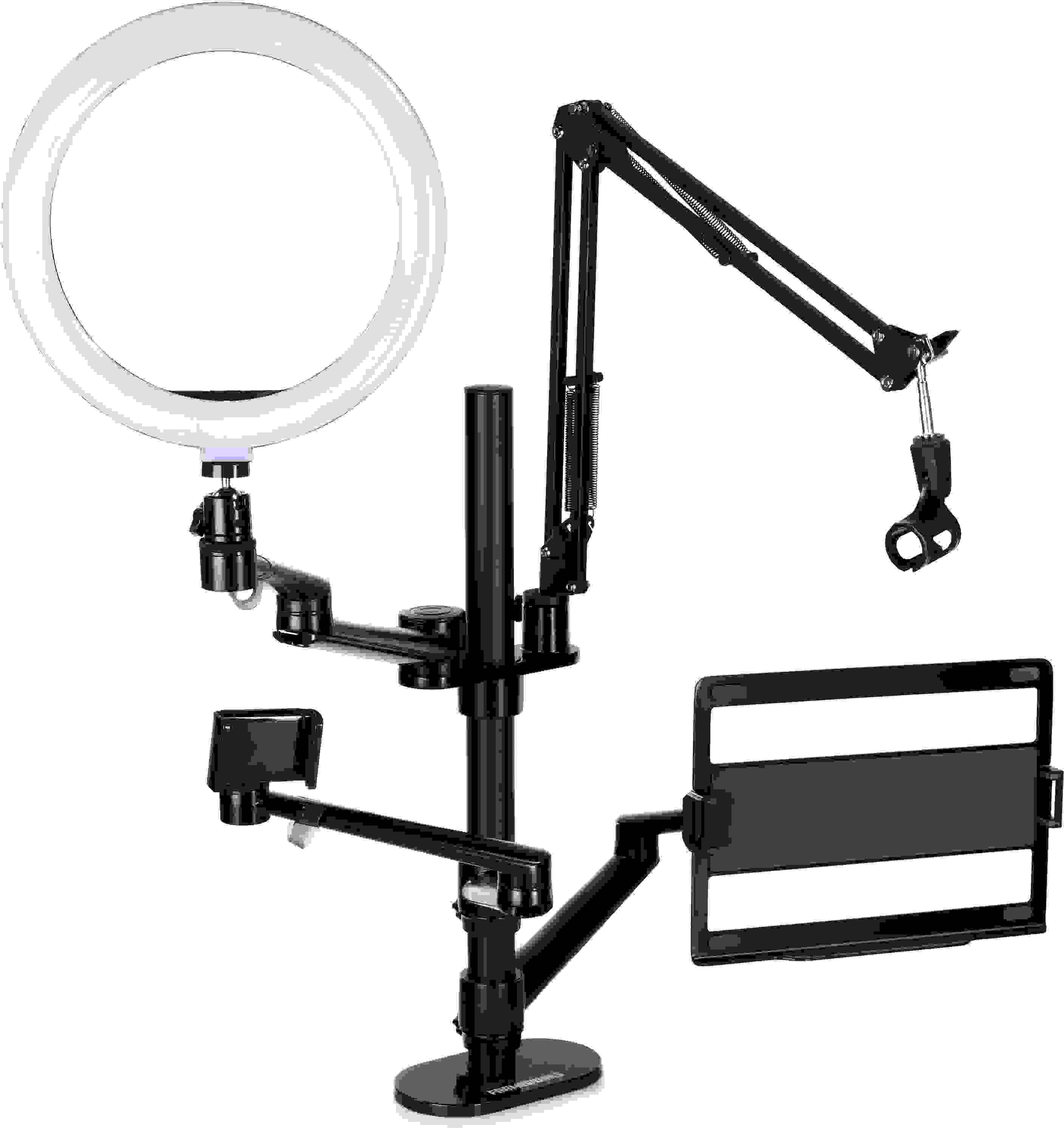 Gator Frameworks Desk-clamping Stand for Streamers and Content Creators ...