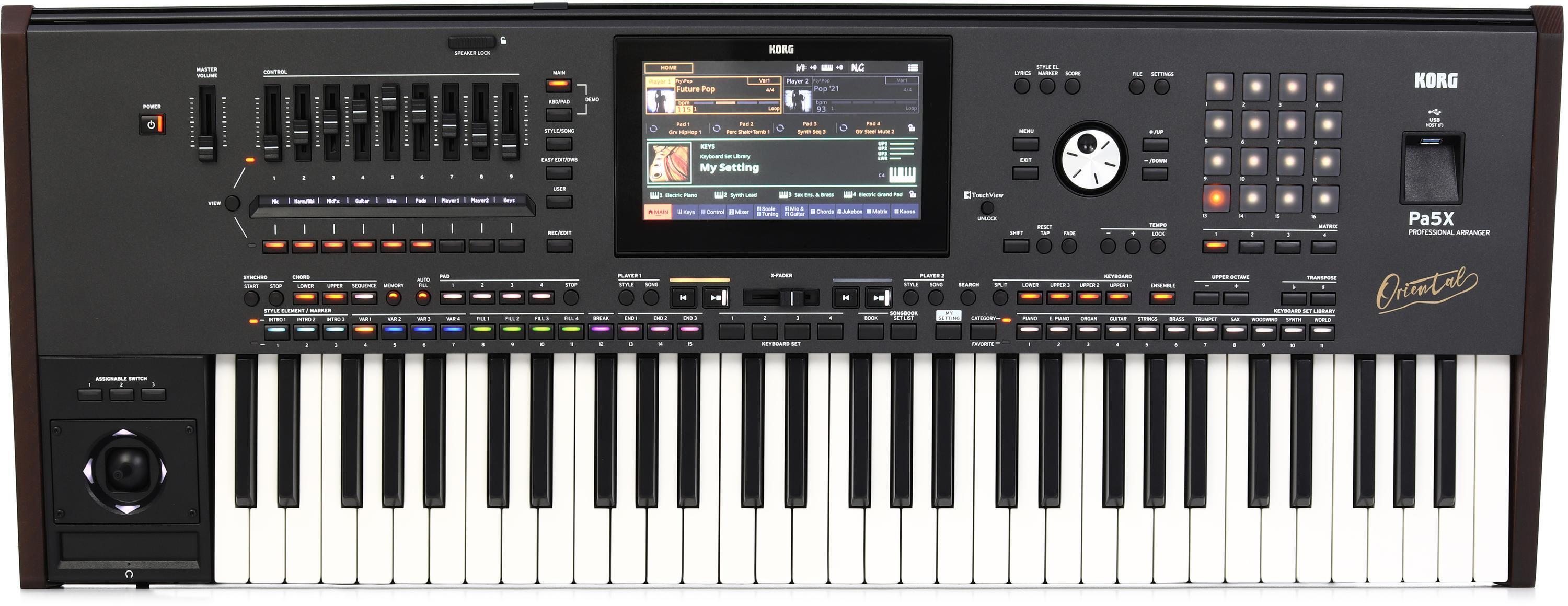 Korg Pa5X Oriental 61 Professional Arranger Workstation | Sweetwater