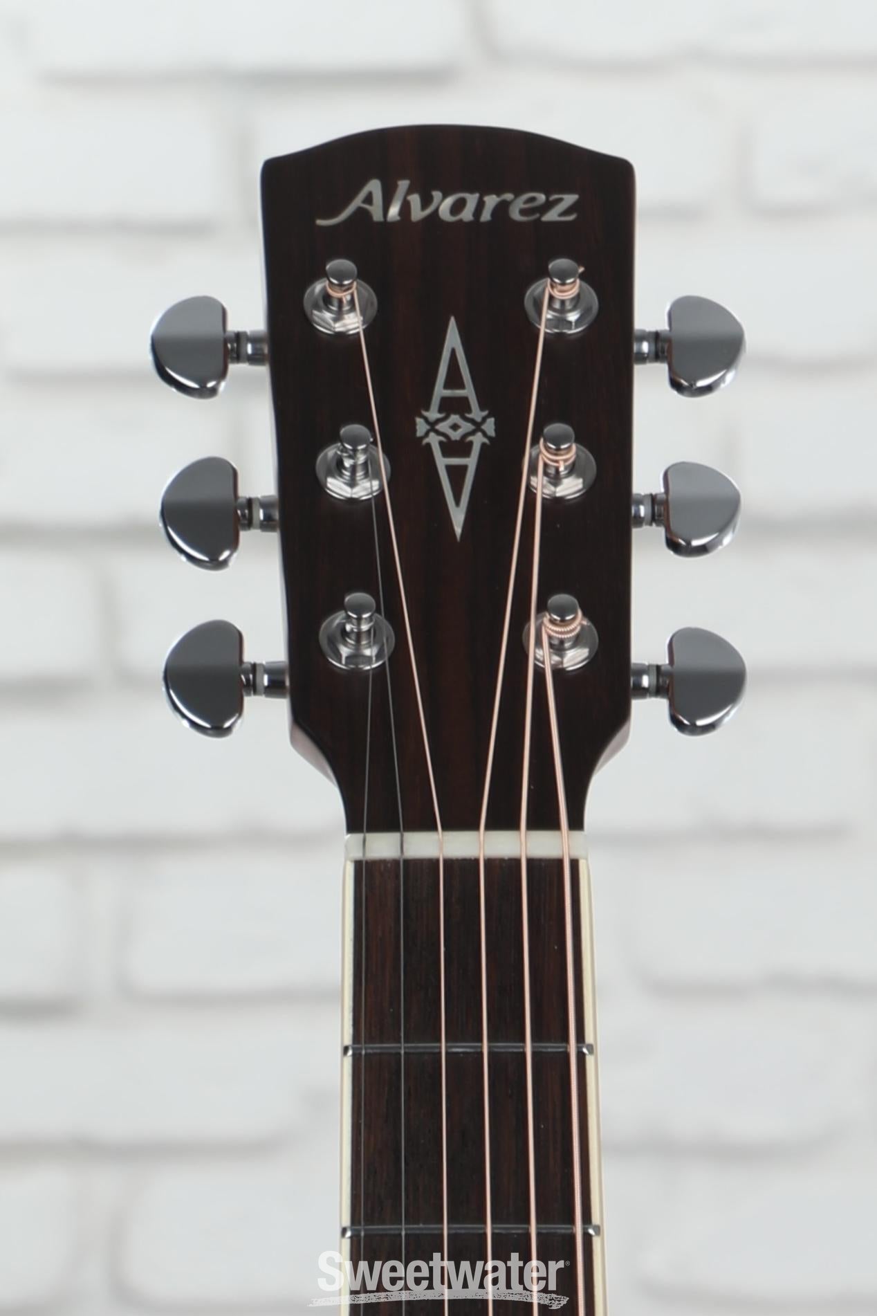 Alvarez AD60ce Left-handed Acoustic-electric Guitar - Natural | Sweetwater