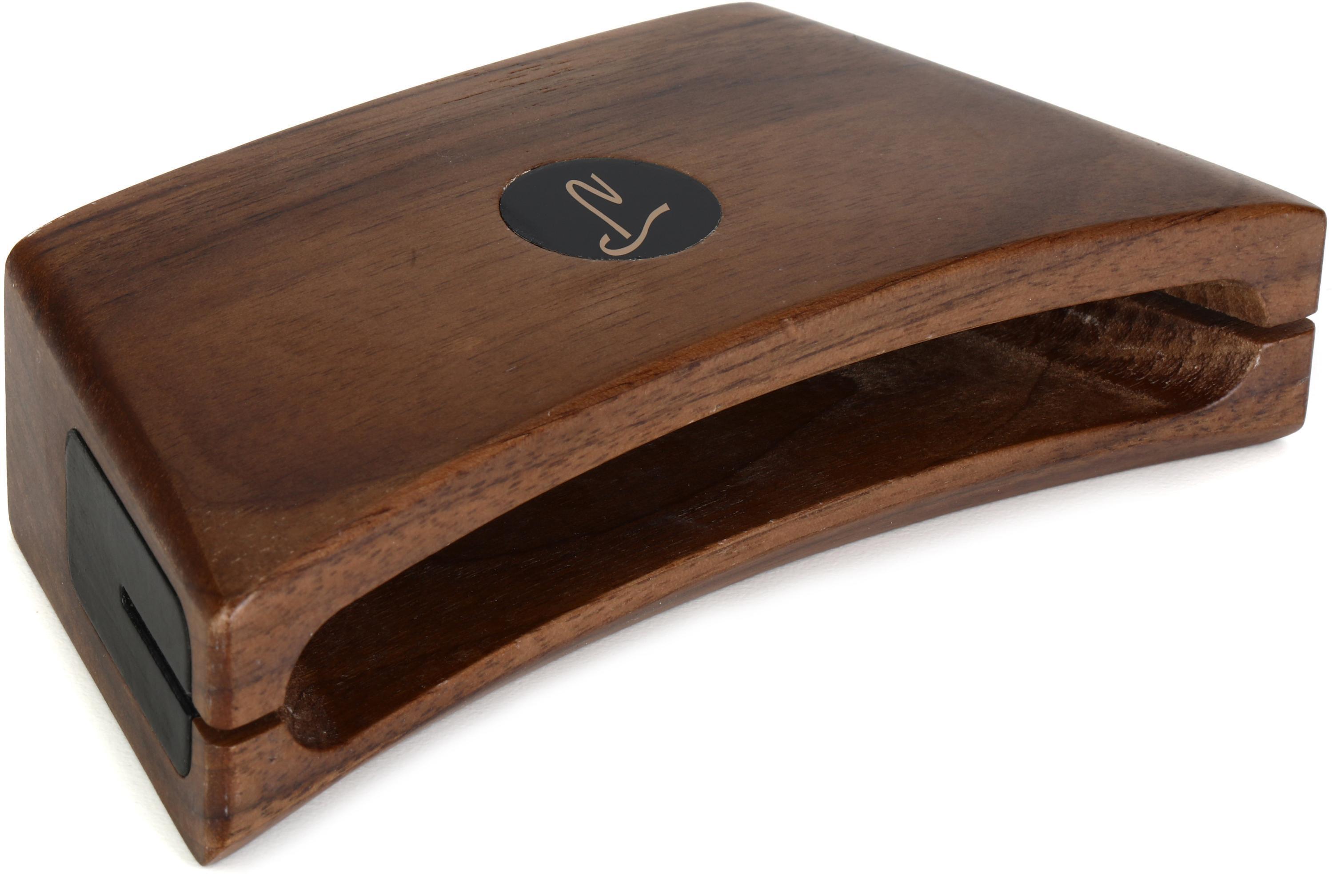 Native Tongue Percussion RhymBlock Walnut Wood Block - 6-inch | Sweetwater